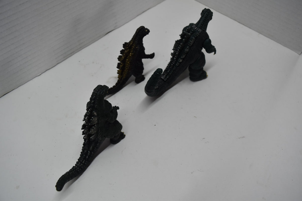 LOT OF 3 GODZILLA FIGURES FIGURINE SHOEI HEISEI SHOWA GOJIRA– FatMan's ...