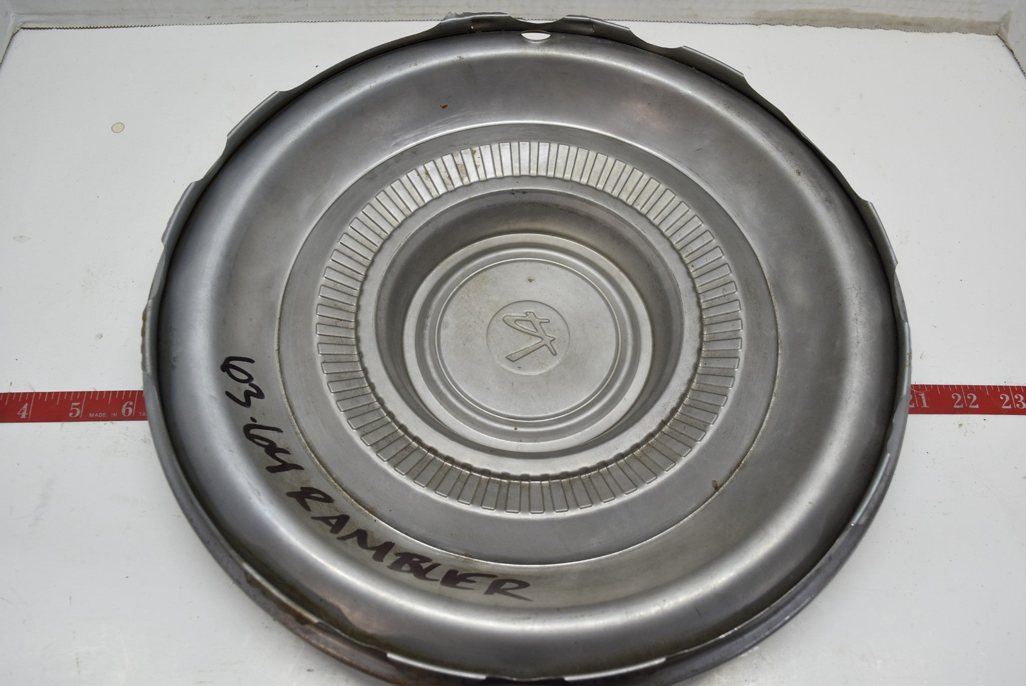 19631964 AMC Rambler Hubcap 14" OEM Wheel Cover Rat Rod Single– FatMan ...