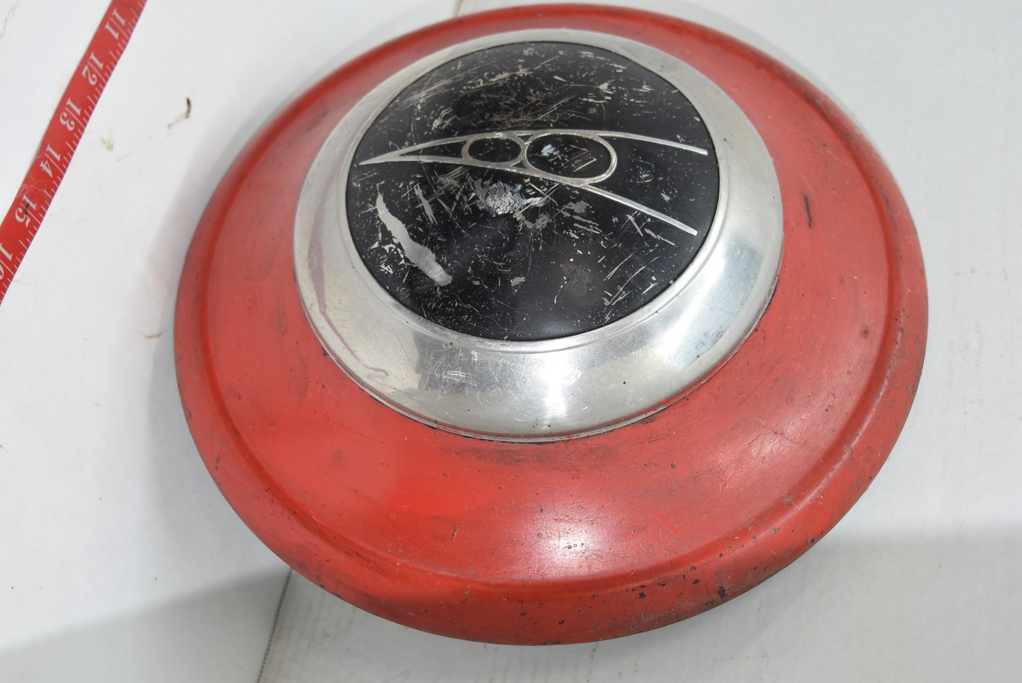 1936 Ford V8 Hubcap Hub Cap Wheel Cover Dog Dish Poverty 1930s Old Bub ...