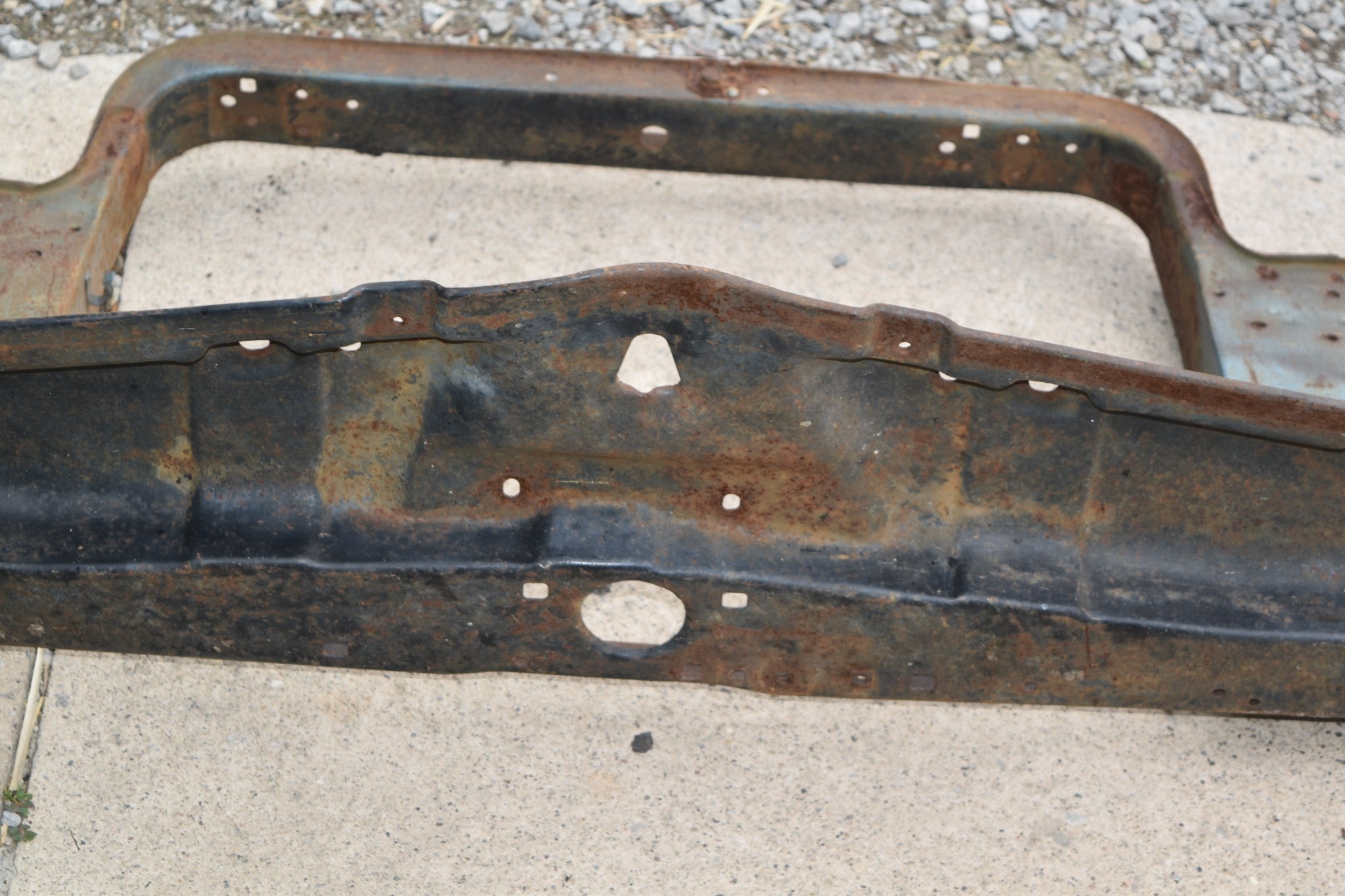 1966 1967 Pontiac GTO Lemans Non-A/C Radiator Core Support 66 67 Witho ...