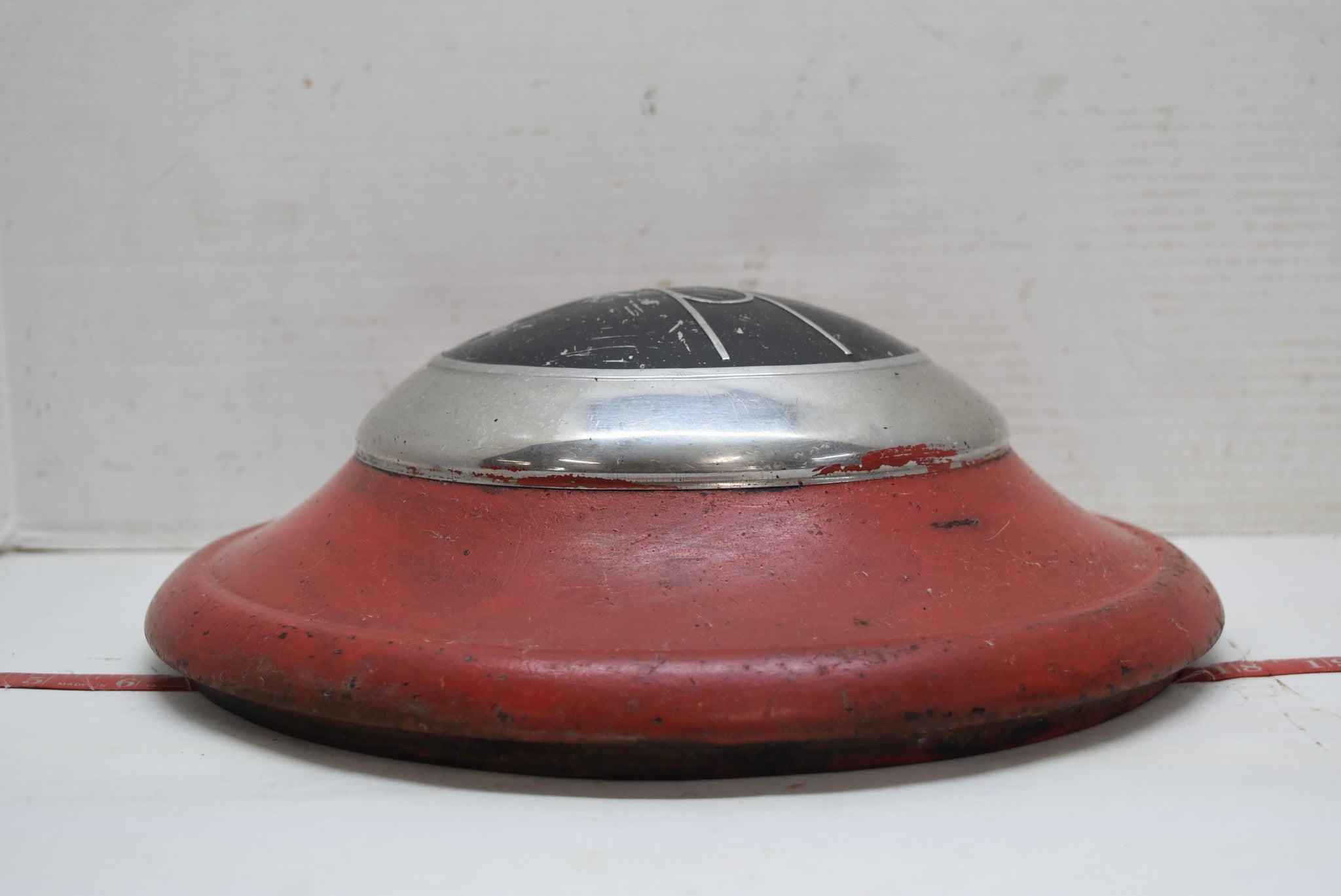 1936 Ford V8 Hubcap Hub Cap Wheel Cover Dog Dish Poverty 1930s Old Bub ...