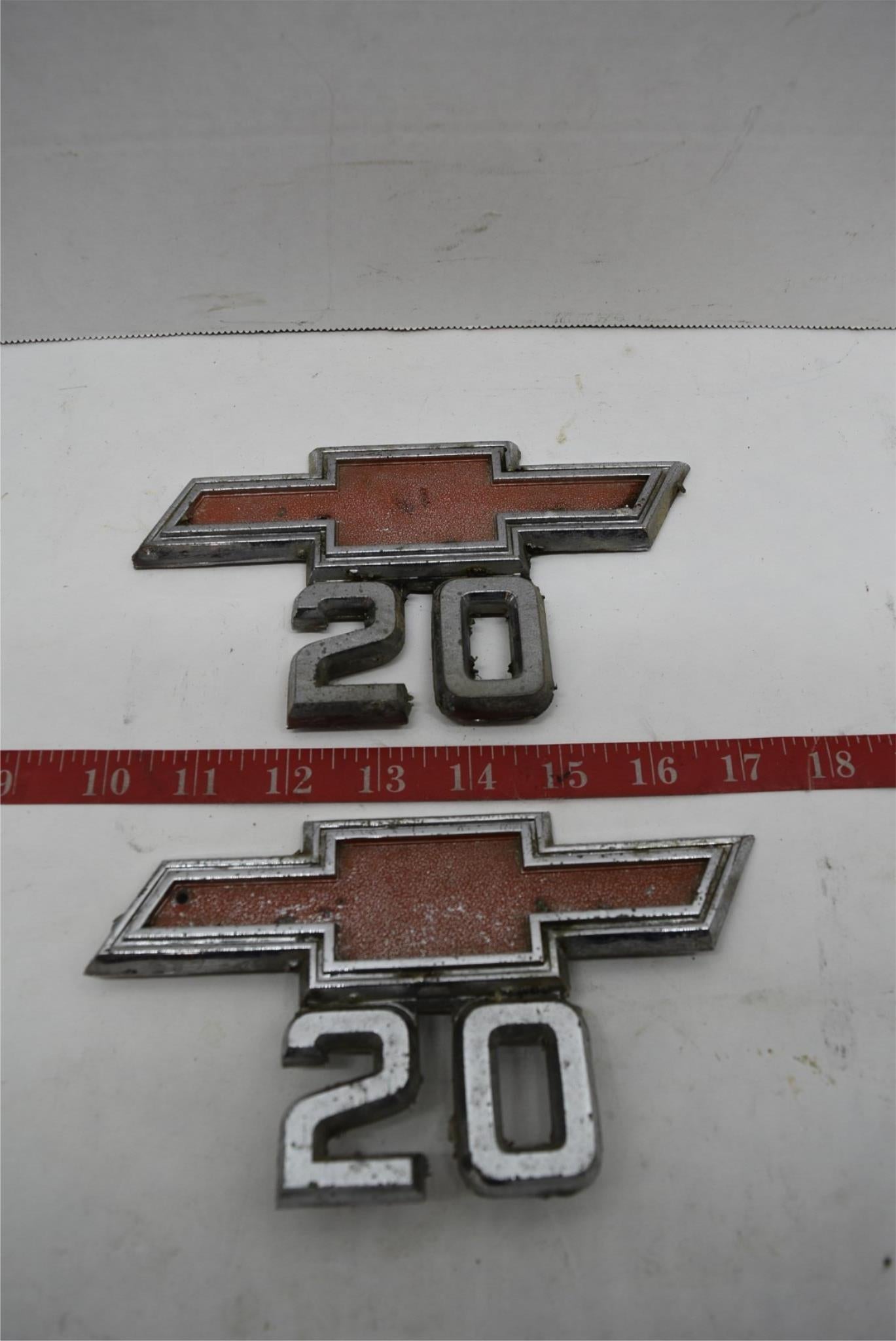 Chevy 20 Fender Emblem 1967-1968 Truck Metal Emblem #3893752 (Set - 2 ...