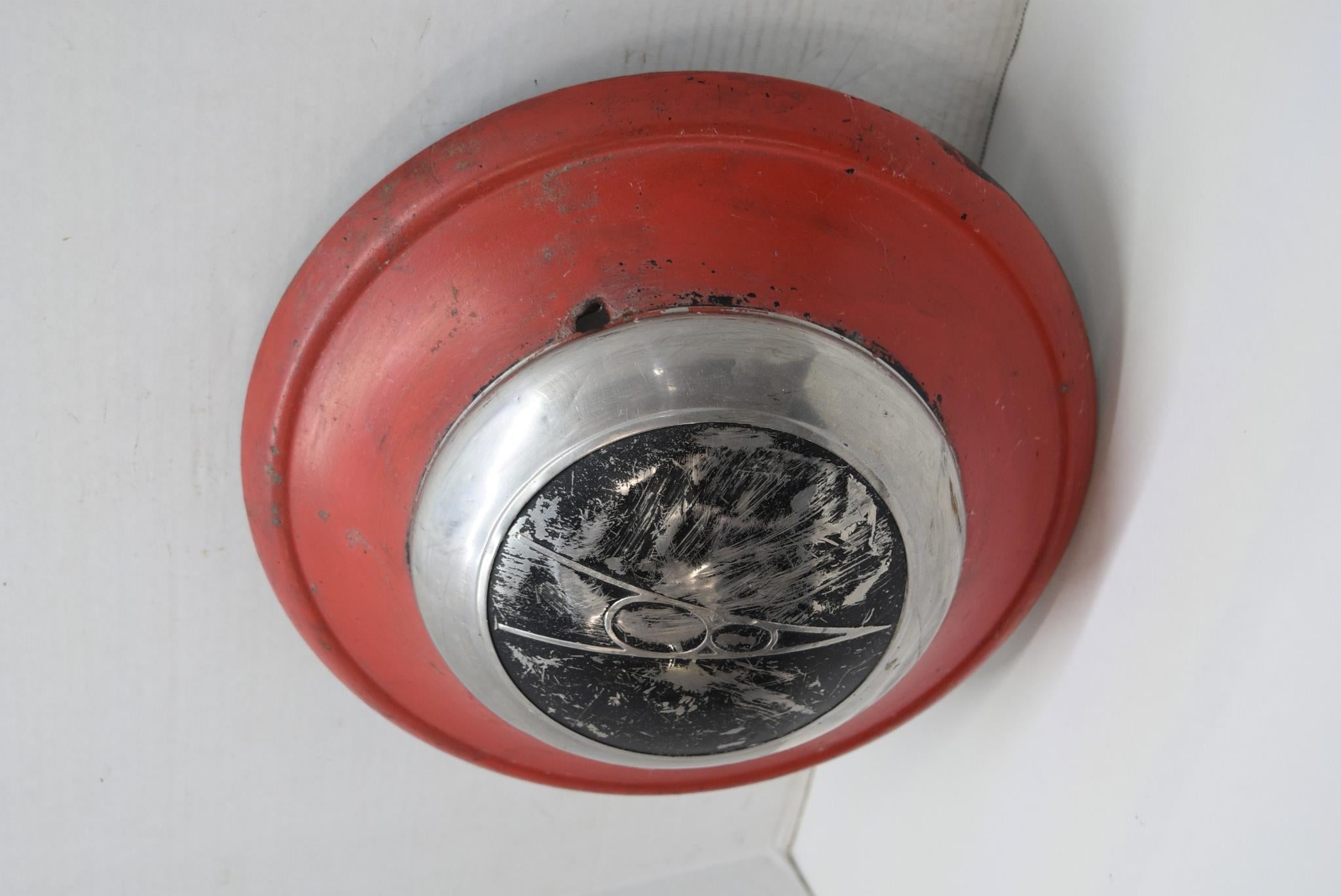 1936 Ford V8 Hubcap Hub Cap Wheel Cover Dog Dish Poverty 1930s Old Bub ...