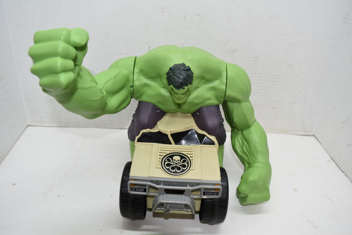 Jakks Marvel Avengers XPV Remote Control Hulk Smash RC Jeep Truck No R ...