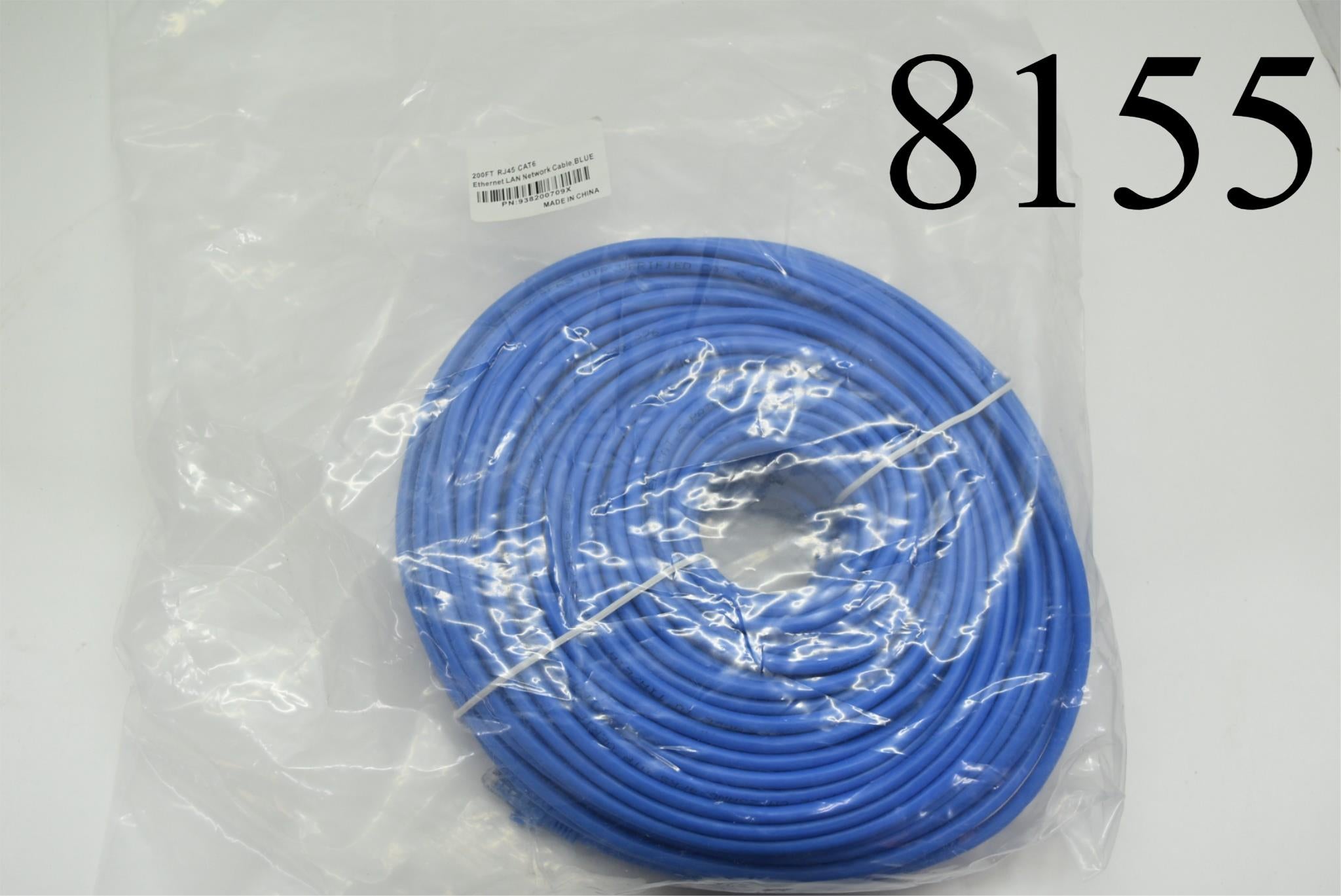 200FT Foot RJ45 Cat6 Ethernet Lan Network Cable, Blue– FatMan's Garage, LLC