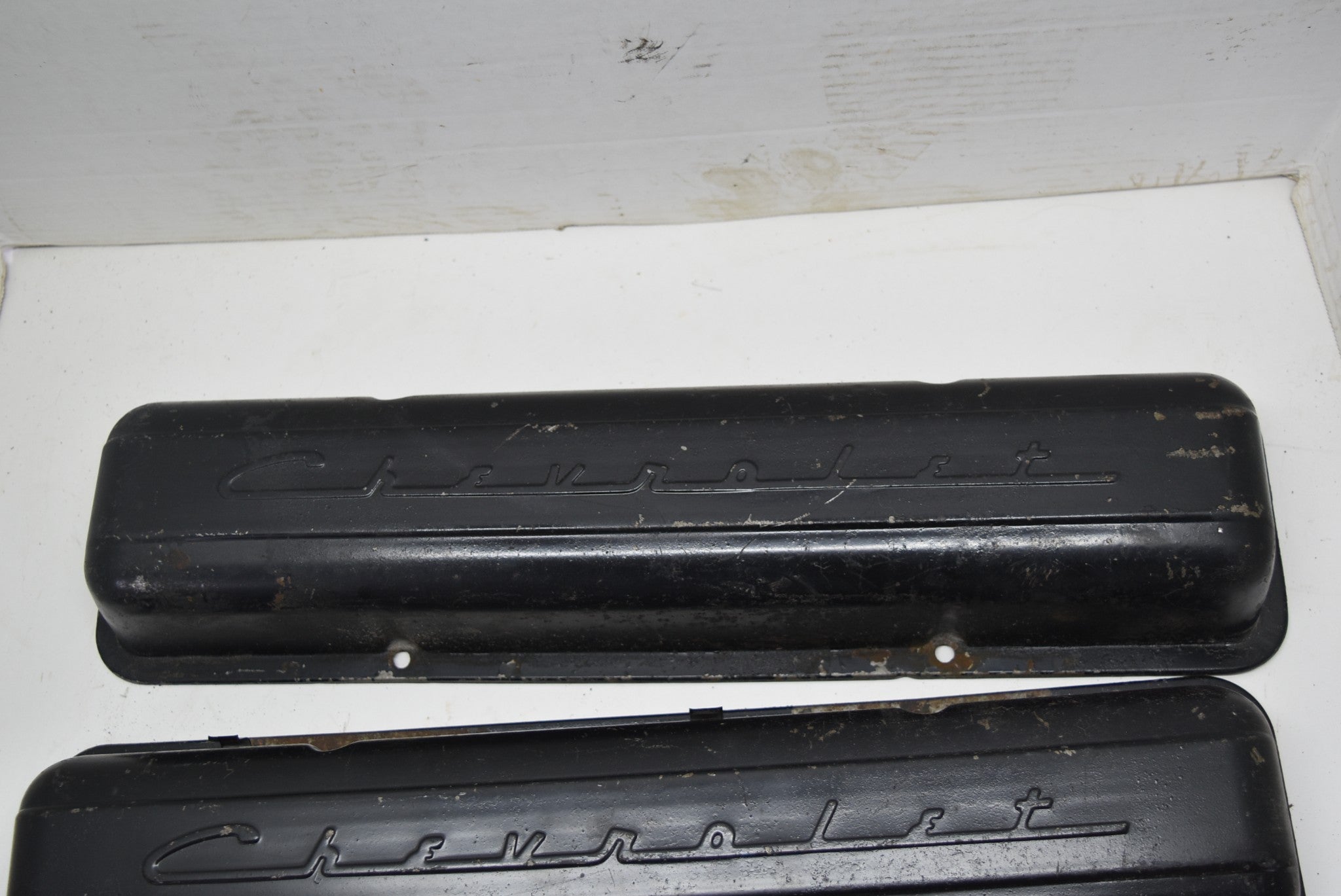 OEM vintage Small Block Chevy Valve Covers Chevrolet Camaro nova impal ...