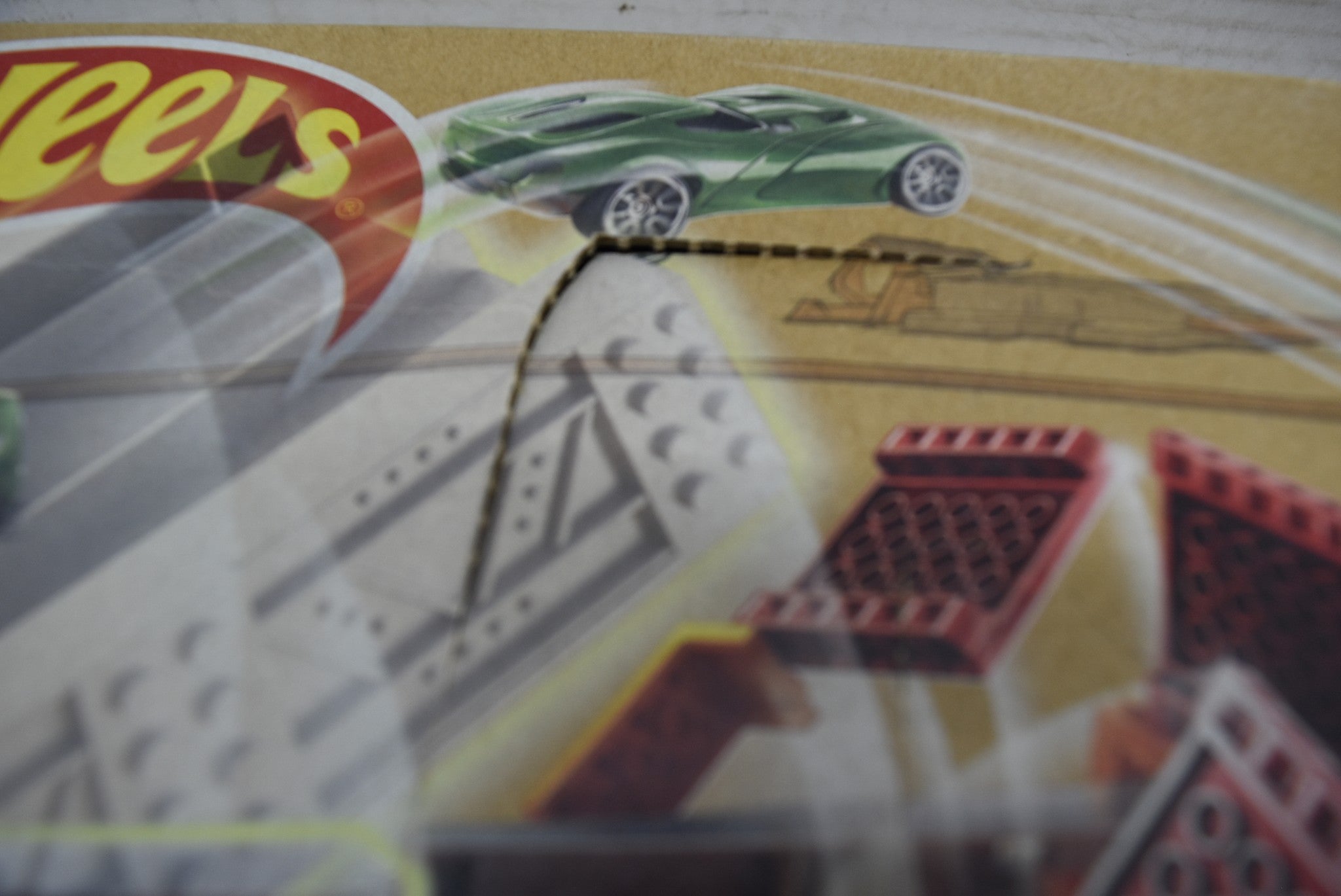 Hot Wheels Track Builder Stunt Bridge Kit Motorized 70+ Pieces Mattel ...