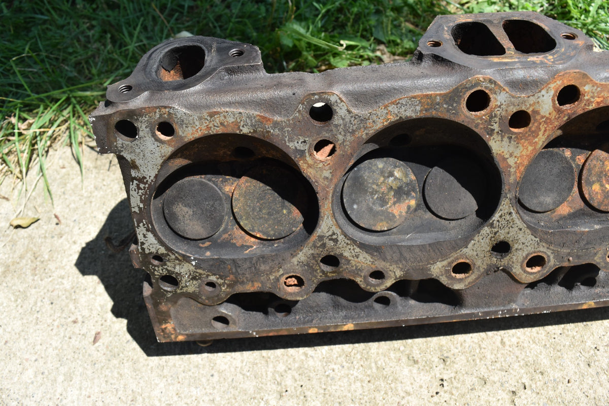 1973 1974 PONTIAC V8 4X CYLINDER HEAD 400 455 73 74 J192 GTO FIREBIRD ...
