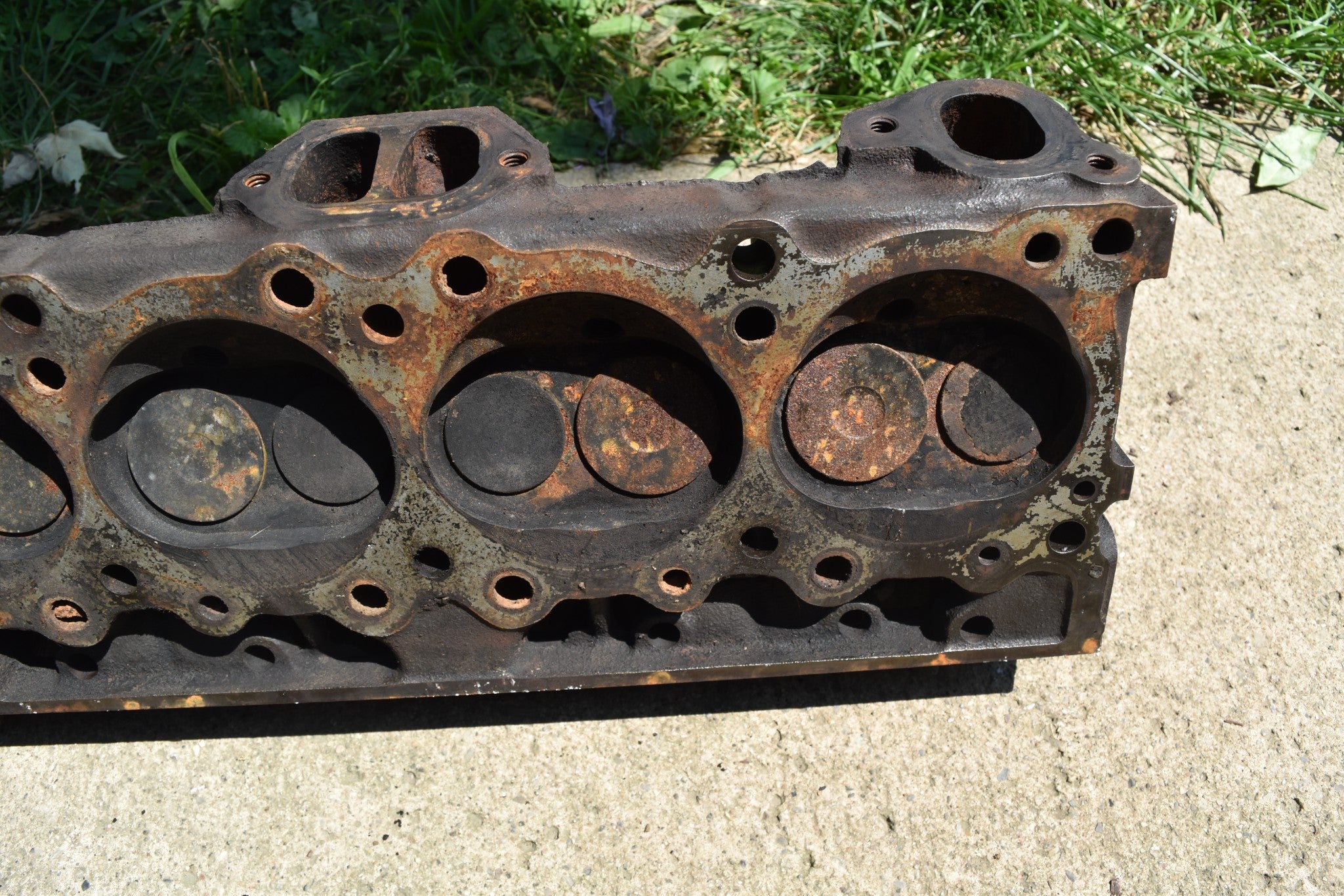 1973 1974 PONTIAC V8 4X CYLINDER HEAD 400 455 73 74 J192 GTO FIREBIRD ...