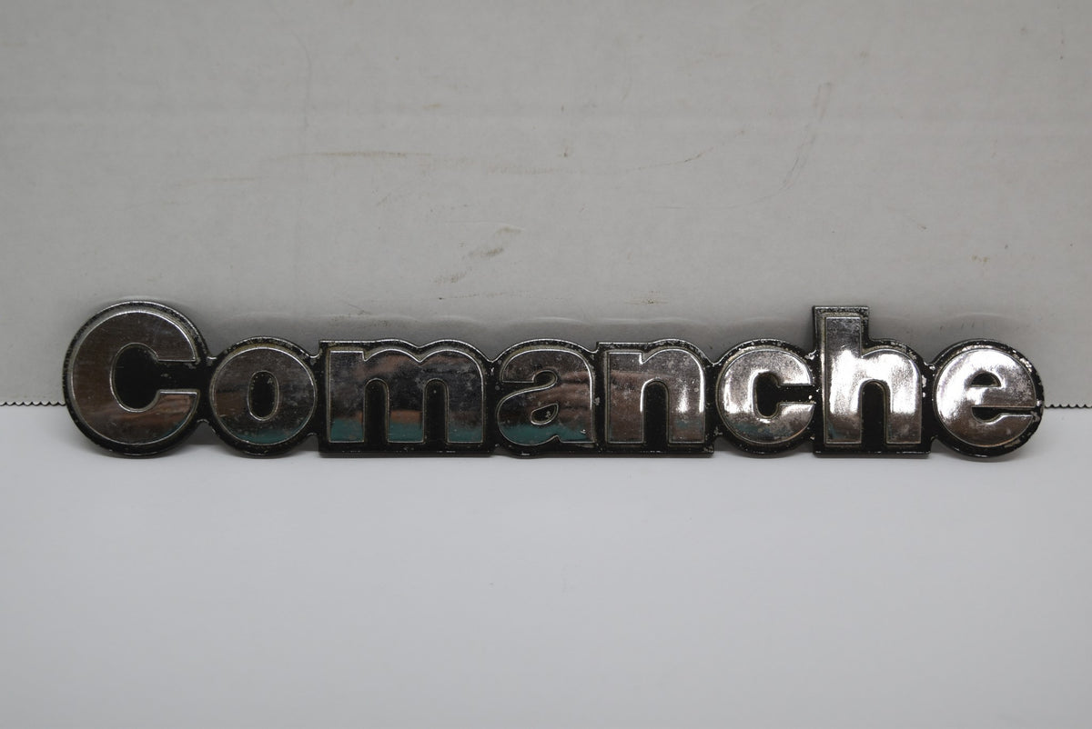 85-92 Jeep Comanche MJ Front Fender Emblem Script Badge– FatMan's ...