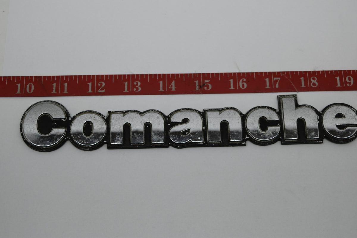 85-92 Jeep Comanche MJ Front Fender Emblem Script Badge– FatMan's ...