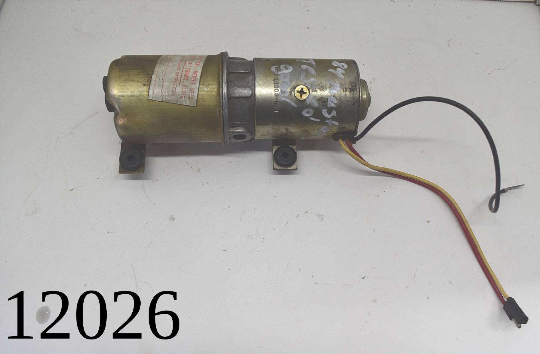 1983 1993 FORD MUSTANG CONVERTIBLE TOP MOTOR PUMP ESQ-4001B 12V 84 85 ...