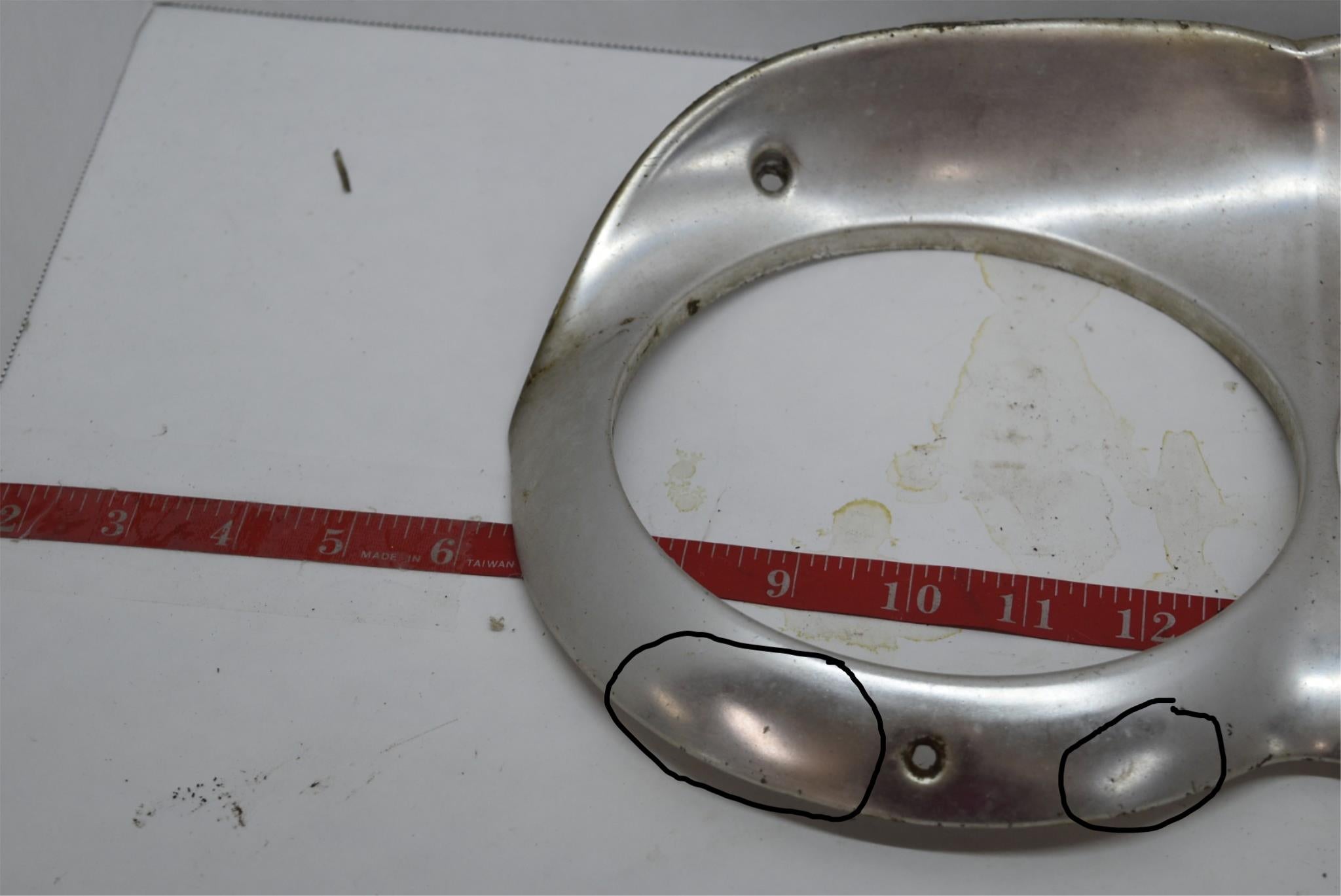 1958 Chevrolet Impala Headlight Bezel Trim Chevy 58 OEM Bel Air Biscay ...