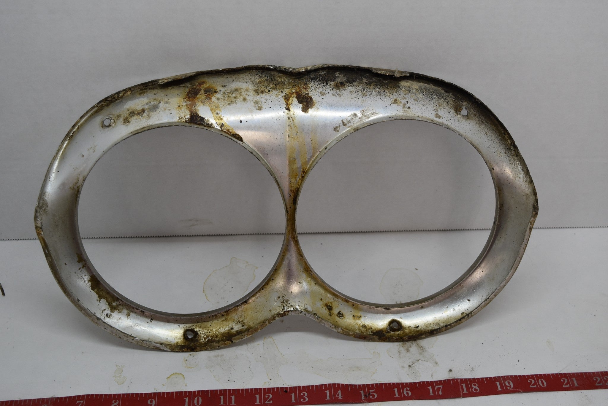1958 Chevrolet Impala Headlight Bezel Trim Chevy 58 OEM Bel Air Biscay ...