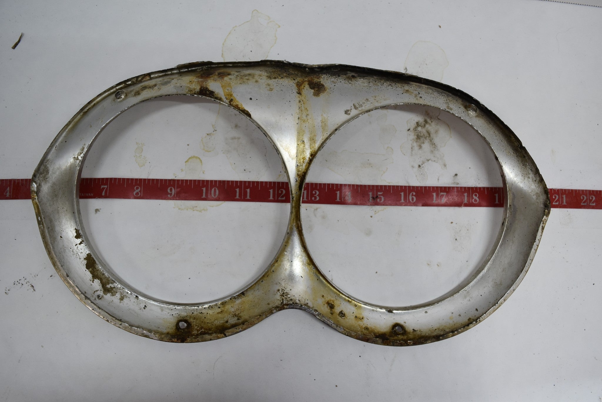 1958 Chevrolet Impala Headlight Bezel Trim Chevy 58 OEM Bel Air Biscay ...