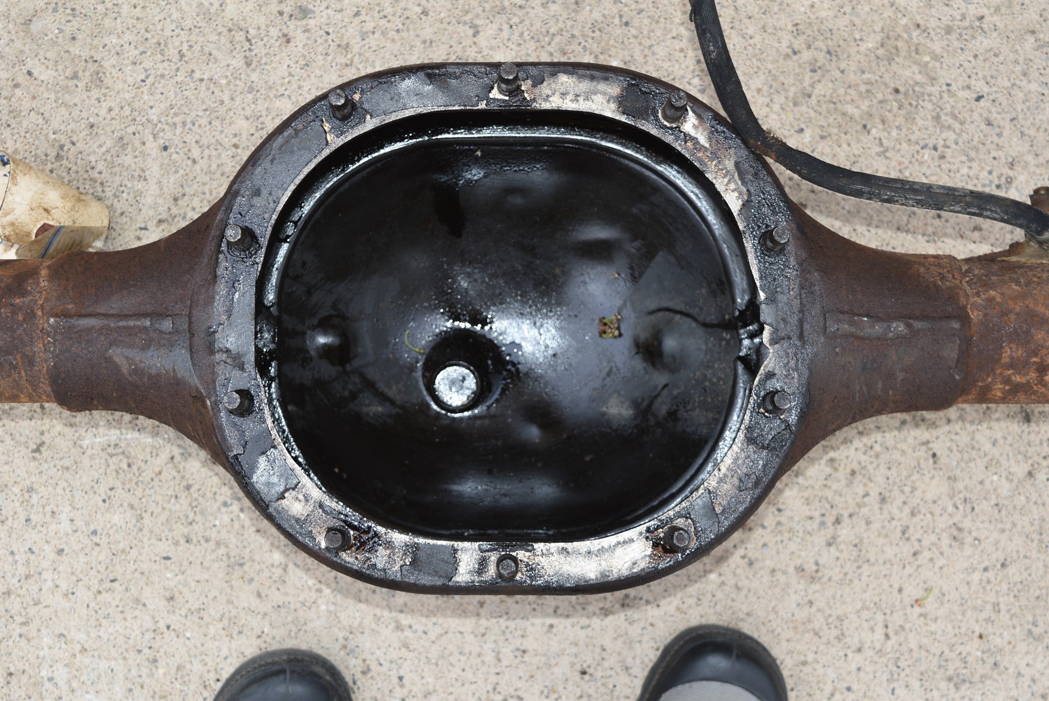 1965 1966 Ford Mustang V8 8" 8 Inch Rear End Axle Differential Housing ...