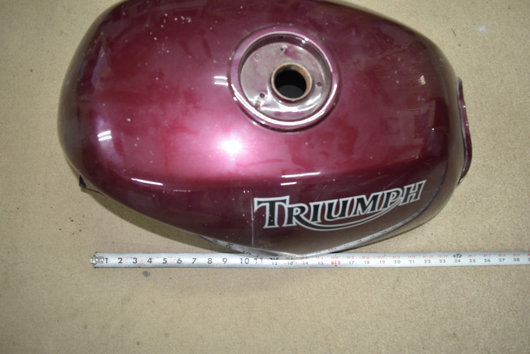 2001 TRIUMPH 1200 GAS FUEL TANK 01 PETROL RESERVOIR– FatMan's Garage, LLC