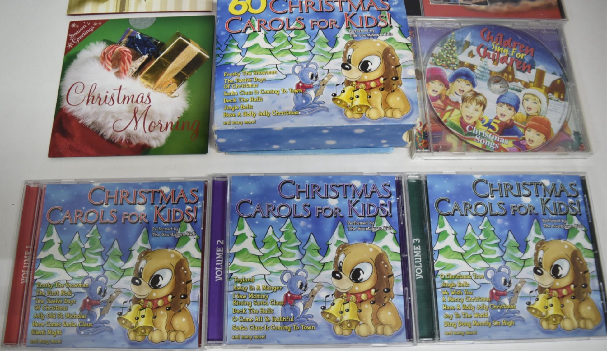 Holiday Christmas Kids Cd's Sets Disney Sing-Along Shrek Mannheim Stea ...