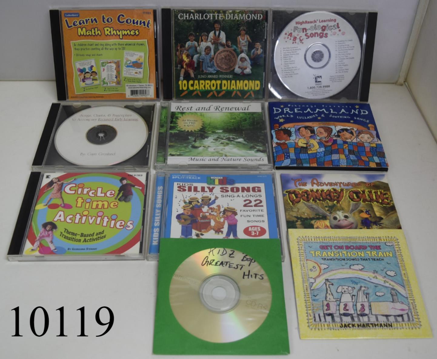 Kids Action Math Transition Music CDs Preschool Daycare Education Lear ...