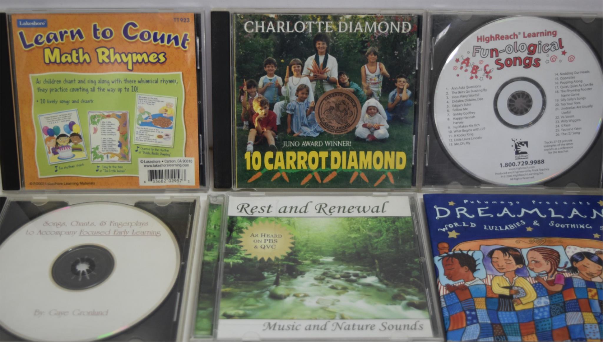 Kids Action Math Transition Music CDs Preschool Daycare Education Lear ...