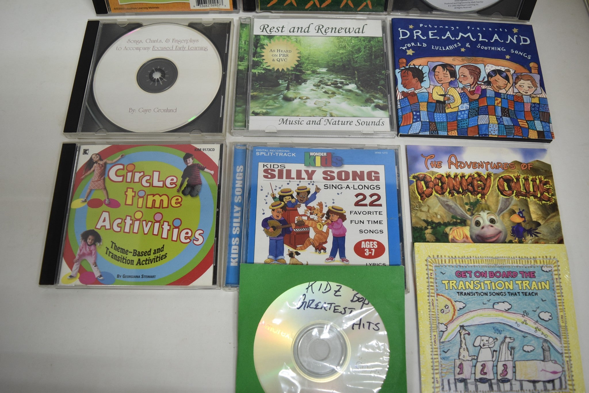 Kids Action Math Transition Music CDs Preschool Daycare Education Lear ...