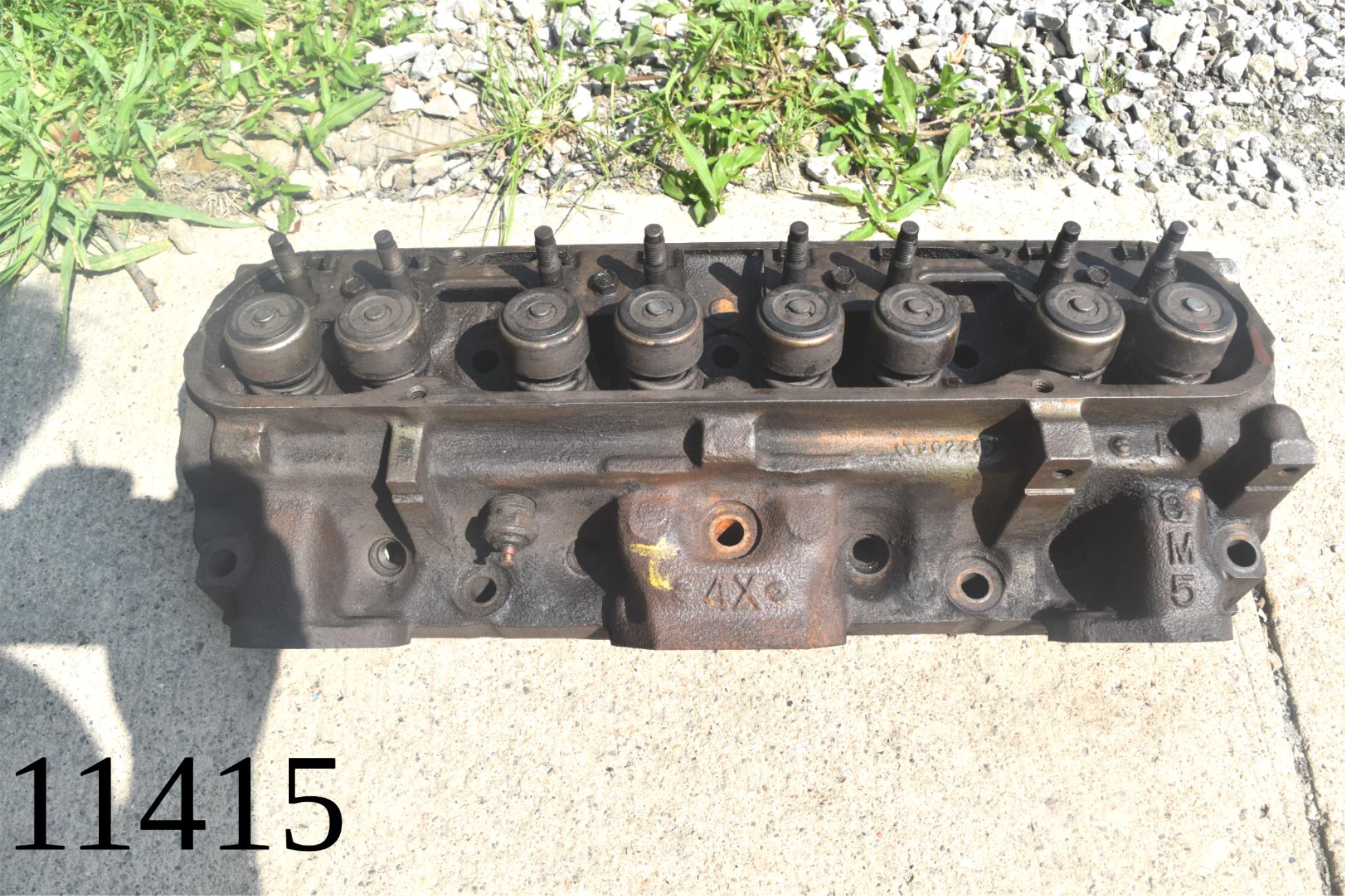 1973 1974 PONTIAC V8 4X CYLINDER HEAD 400 455 73 74 J002 GTO FIREBIRD ...
