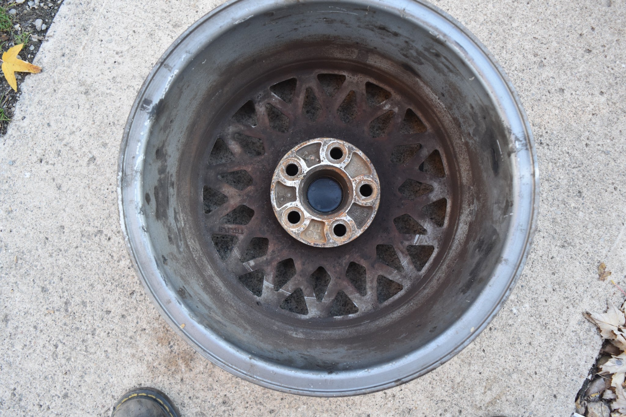 1986 1987 1988 PONTIAC FIERO 15" MACHINED GRAY ALUMINUM V5 FACTORY RIM ...