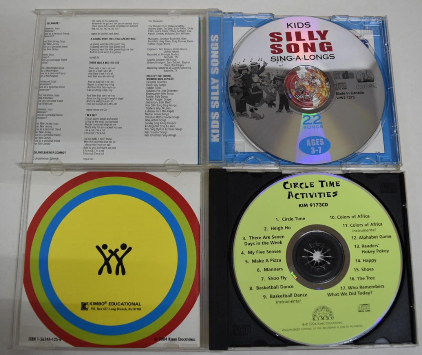 Kids Action Math Transition Music CDs Preschool Daycare Education Lear ...