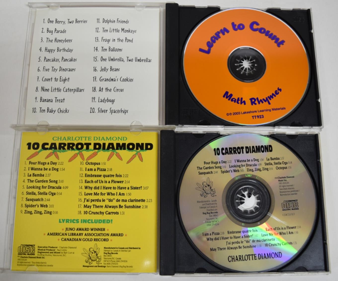 Kids Action Math Transition Music CDs Preschool Daycare Education Lear ...