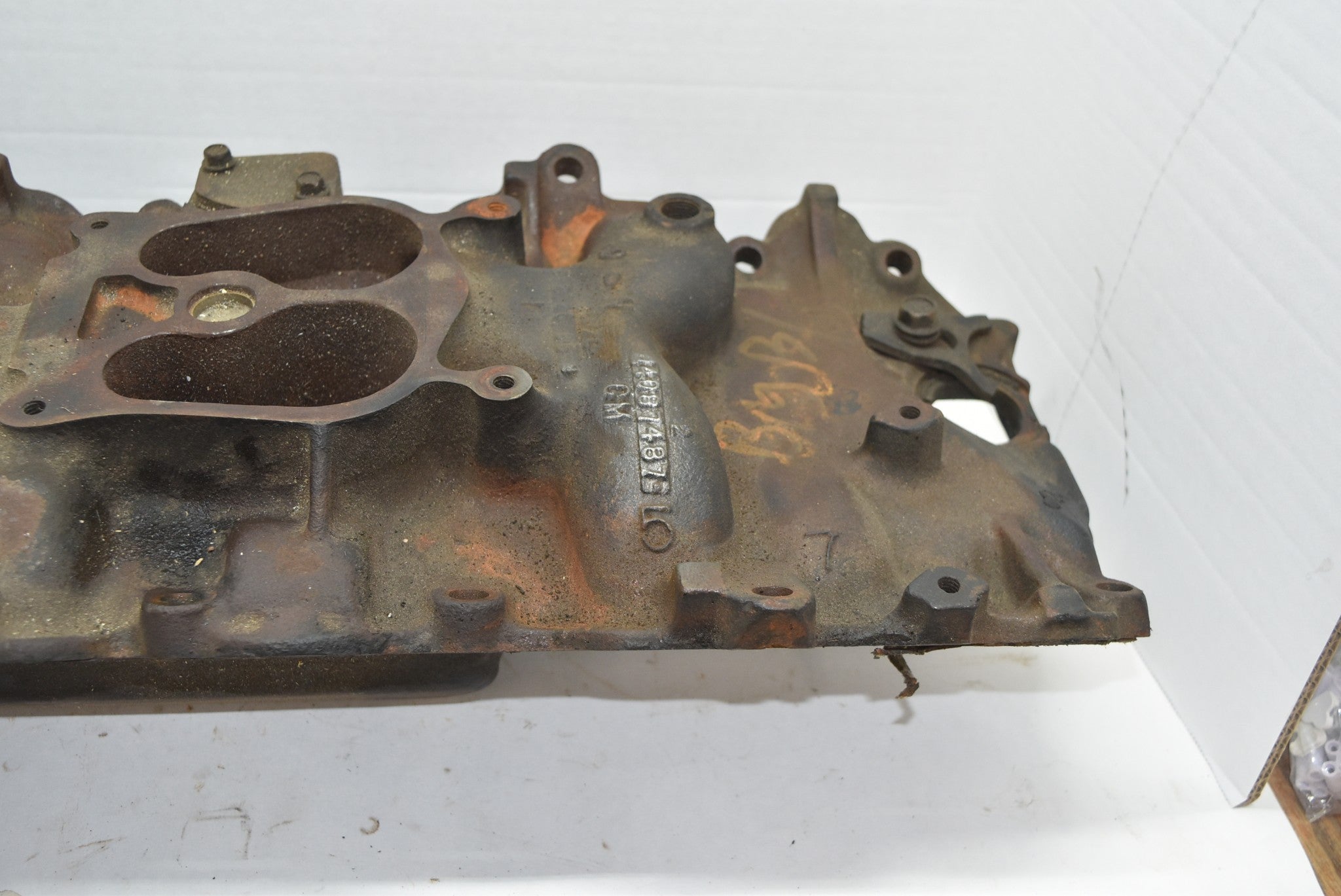454 7.4 BBC Throttle Body Intake Manifold Chevy GM 14087487 Big Block ...
