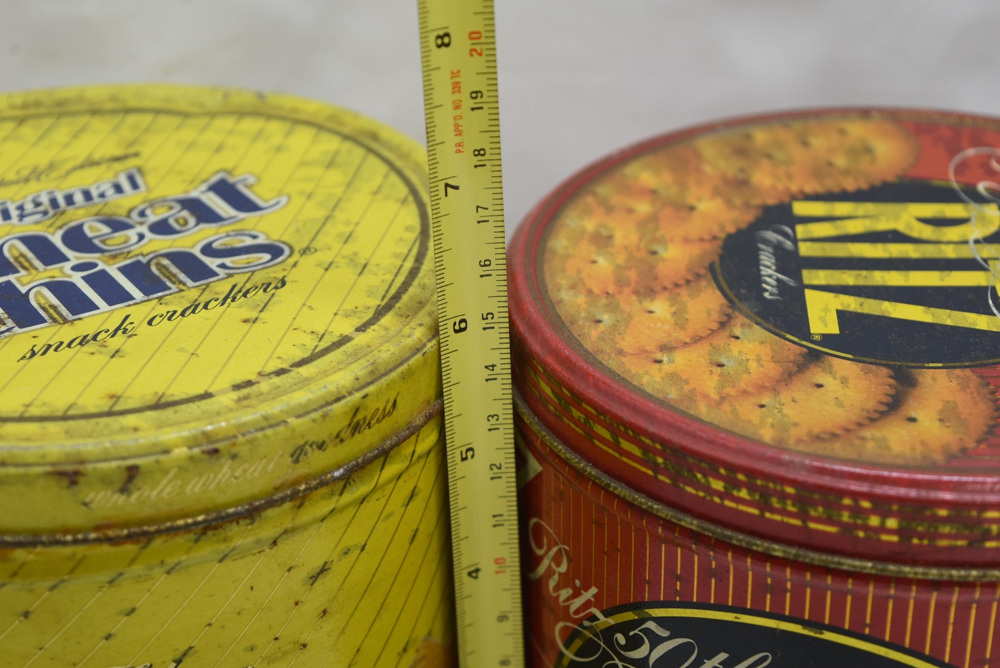 Vintage Rustic Collector's Food Tin Cans Collectible Kitchen Home Deco ...