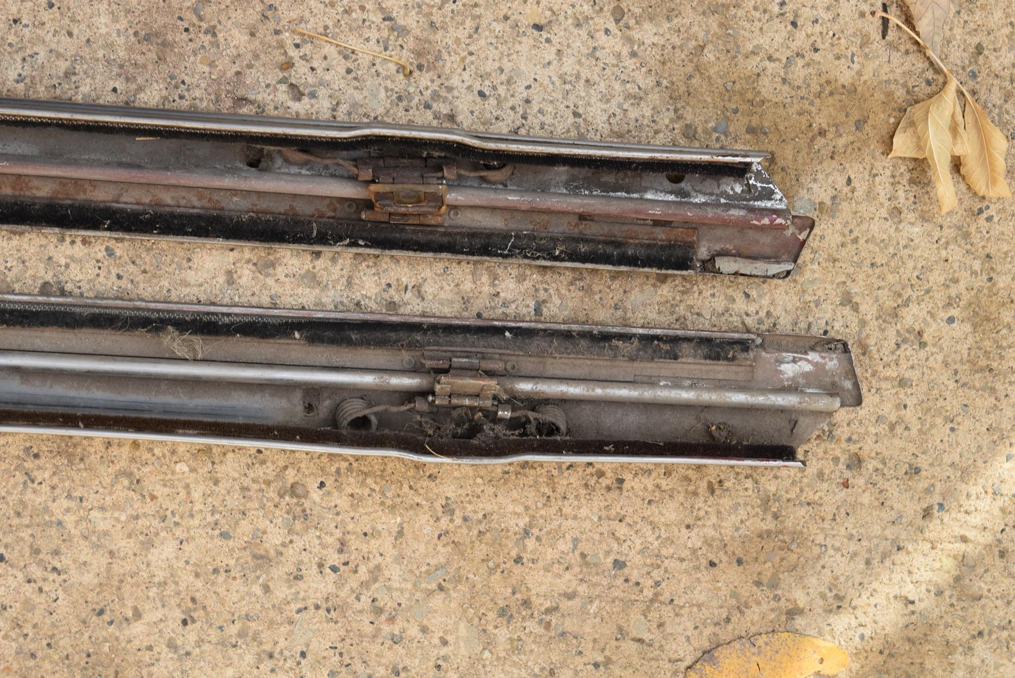 1955 1956 1957 Chevy Door Flippers Pair Window Flipper Hardtop 2 Sprin ...