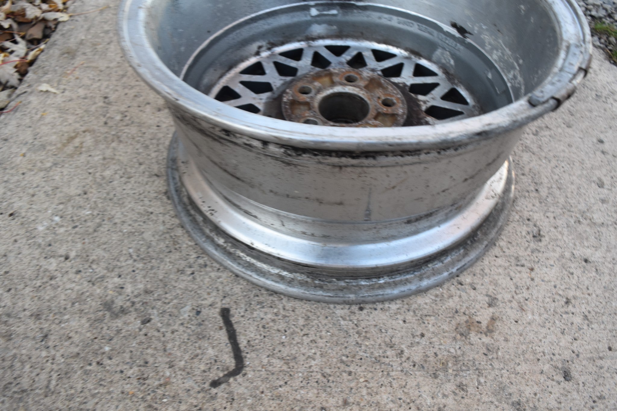 1986 1987 1988 PONTIAC FIERO 15" MACHINED GRAY ALUMINUM V5 FACTORY RIM ...