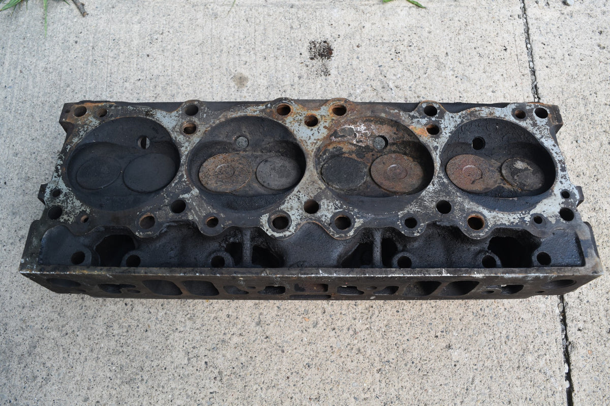 1973 1974 PONTIAC V8 4X CYLINDER HEAD 400 455 73 74 J002 GTO FIREBIRD ...