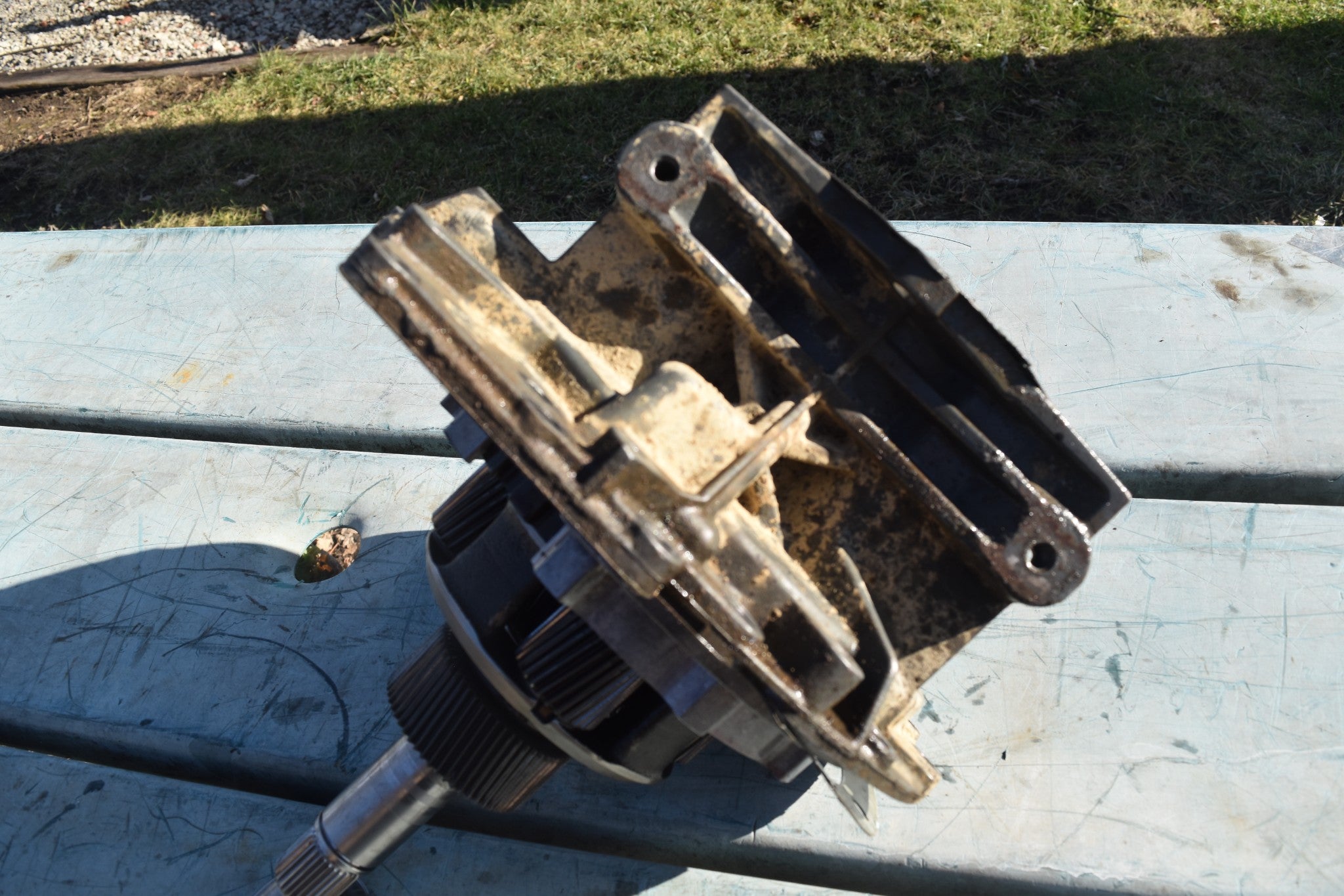 2002 ALLISON 1000 TRANSFER CASE ADAPTER INPUT SHAFT DRUM GEAR ASSEMBLY ...