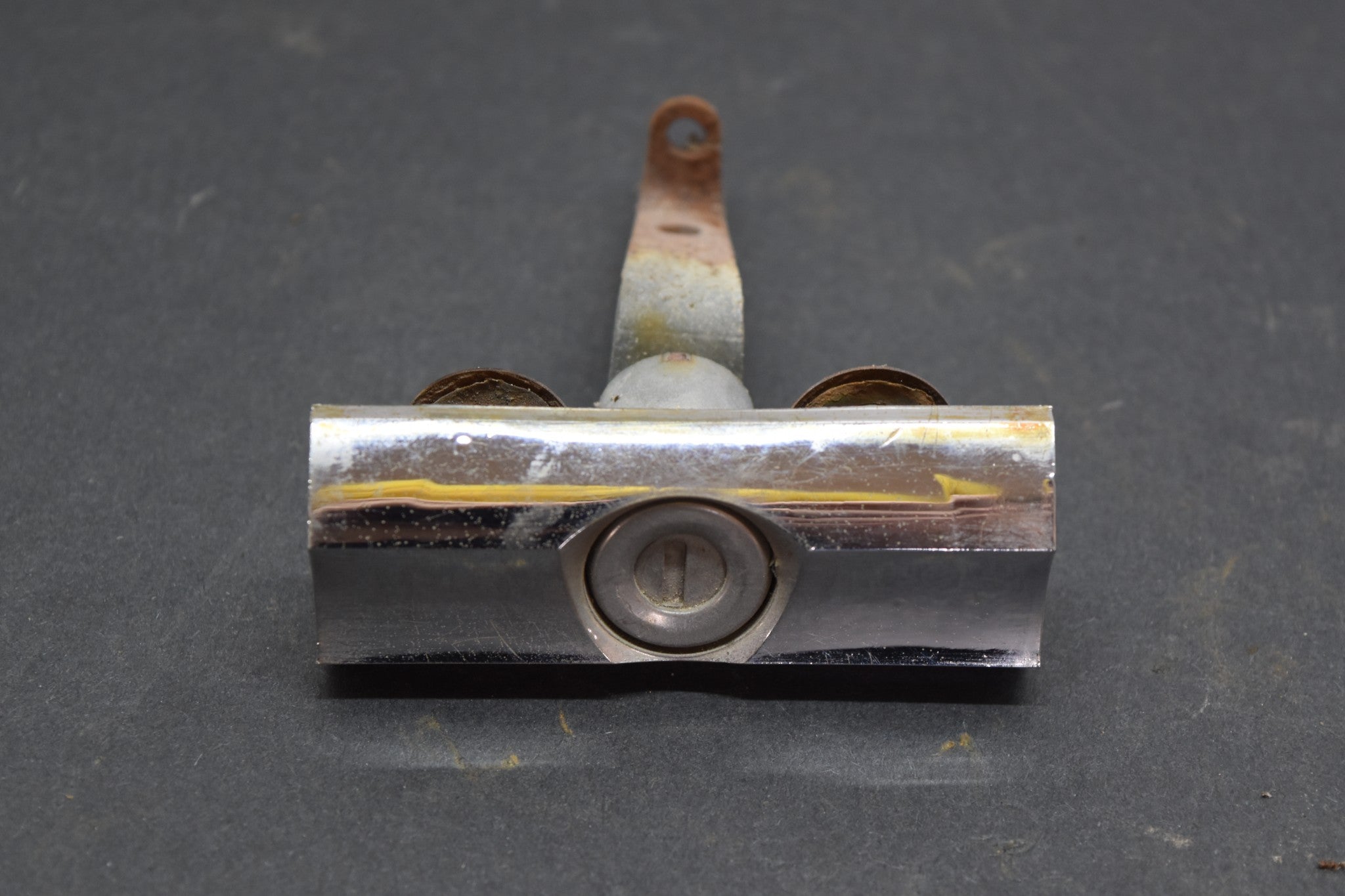 1964 Ford Galaxie 500 Trunk Deck Lid Lock Bezel Trim No Key Moulding 6 ...