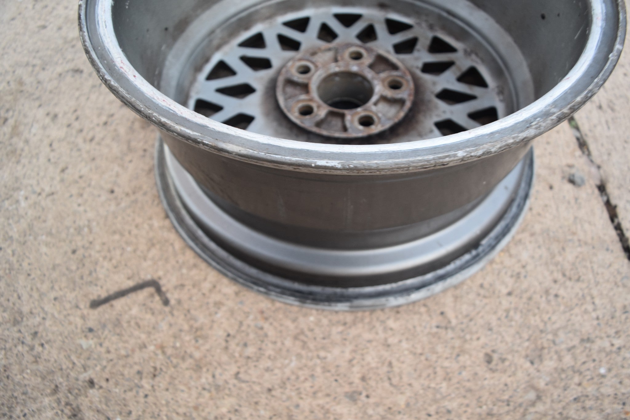 1986 1987 1988 PONTIAC FIERO 15" MACHINED GRAY ALUMINUM V5 FACTORY RIM ...