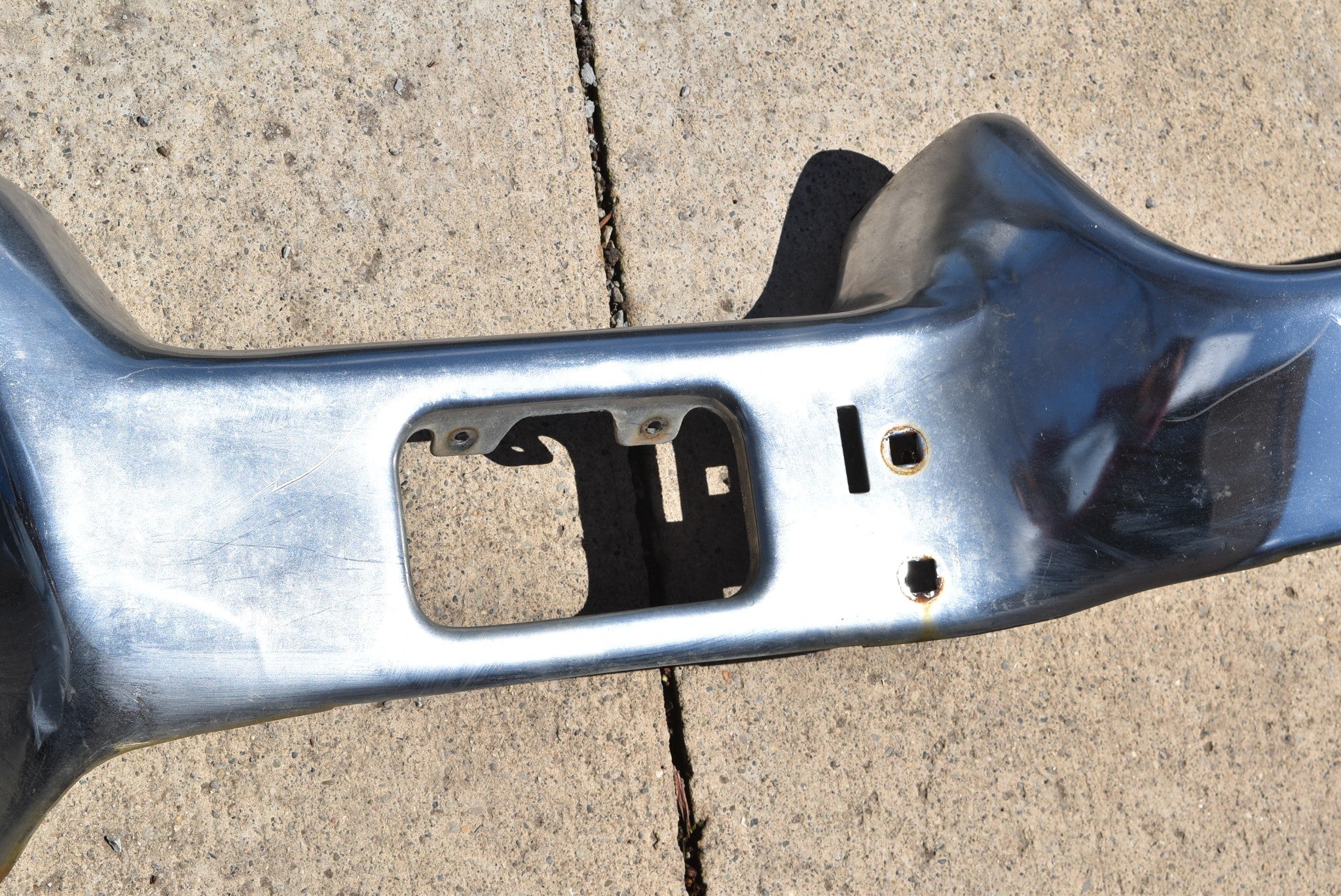 1972 72 Ford Gran Torino Sport GTS Front Bumper Ranchero Straight OEM ...