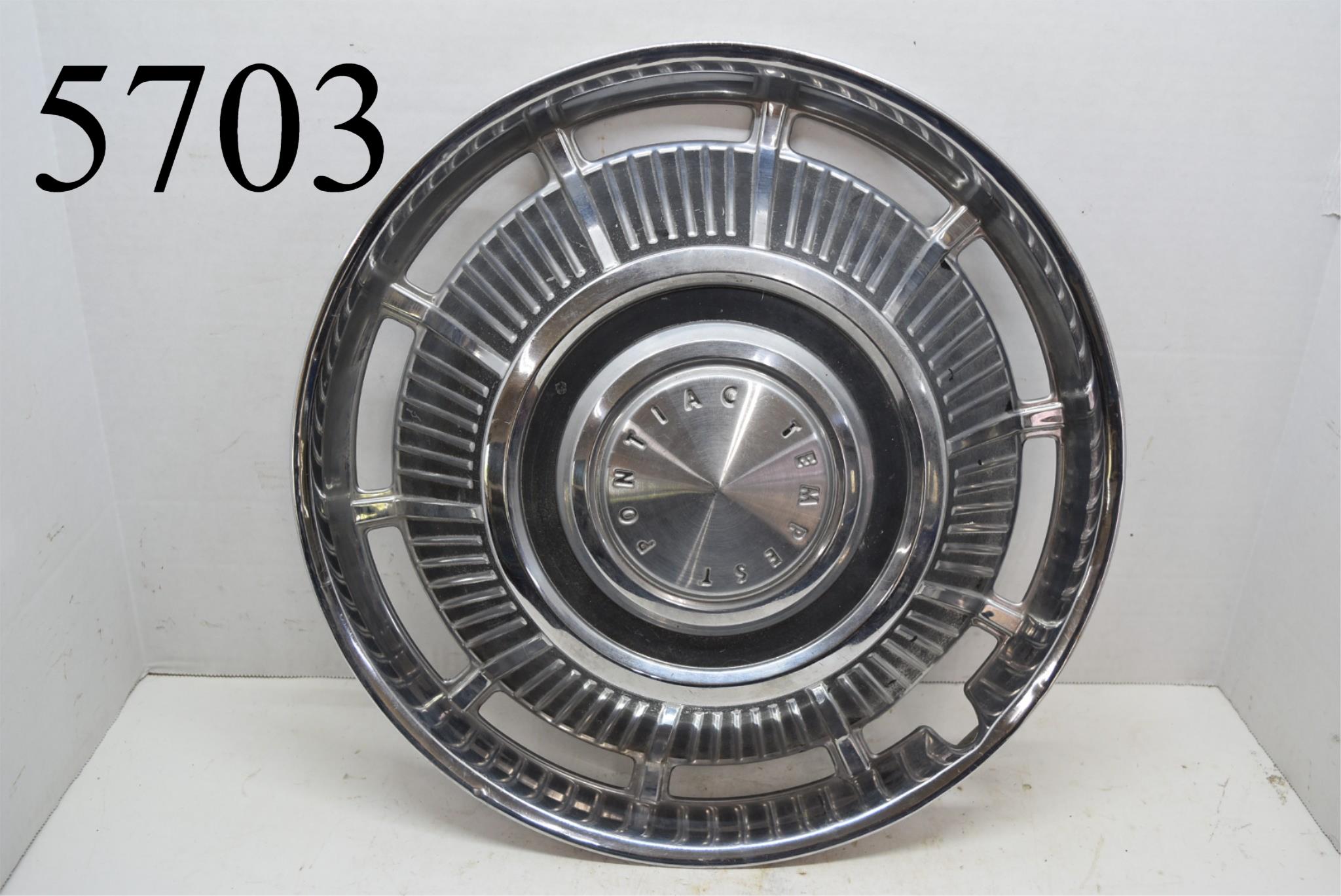 Single Hubcap Original 1962 1963 Pontiac Tempest 15" Wheel Cover Hub C ...
