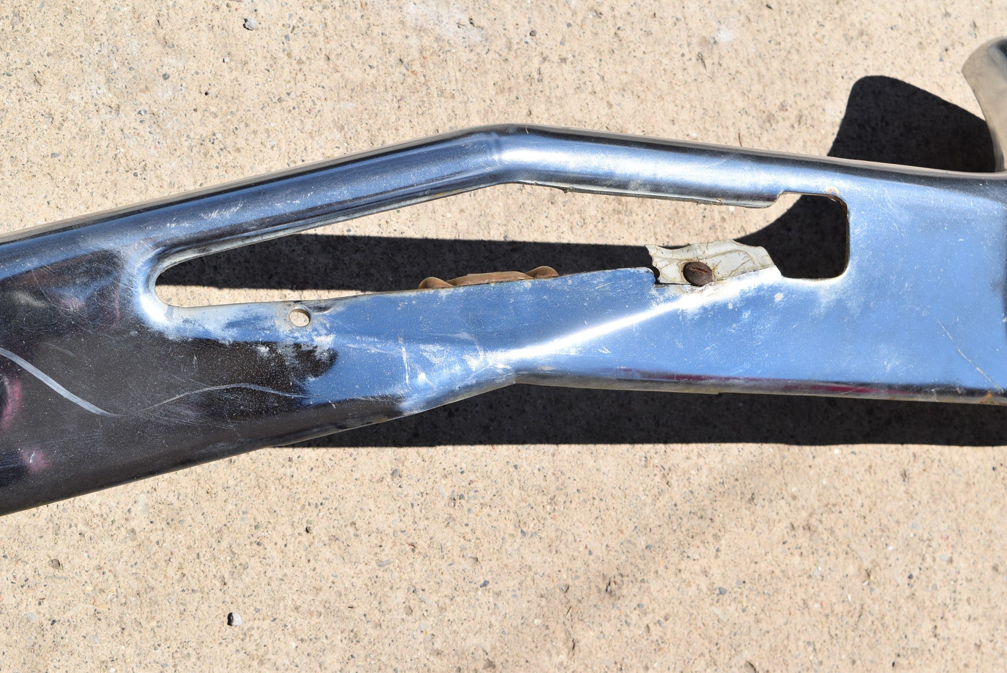 1972 72 Ford Gran Torino Sport GTS Front Bumper Ranchero Straight OEM ...
