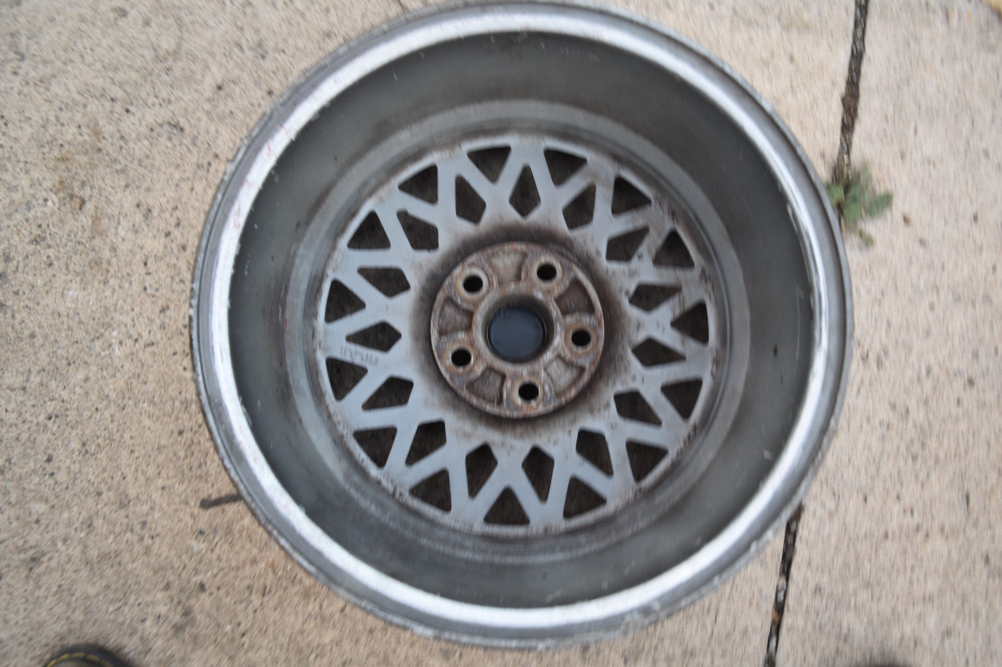 1986 1987 1988 PONTIAC FIERO 15" MACHINED GRAY ALUMINUM V5 FACTORY RIM ...