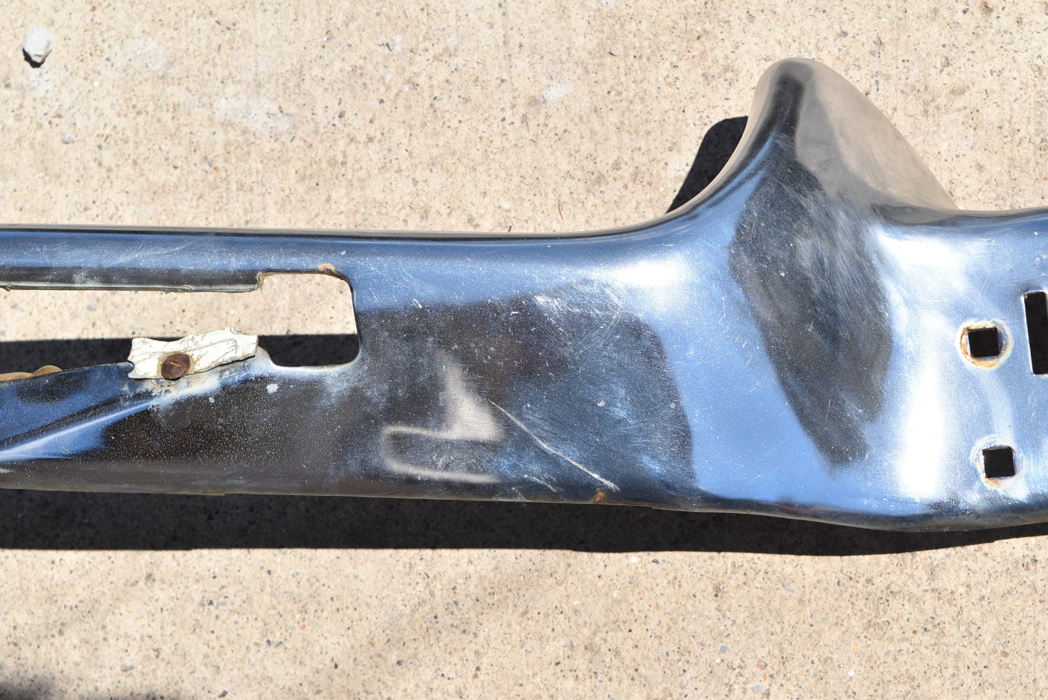 1972 72 Ford Gran Torino Sport GTS Front Bumper Ranchero Straight OEM ...