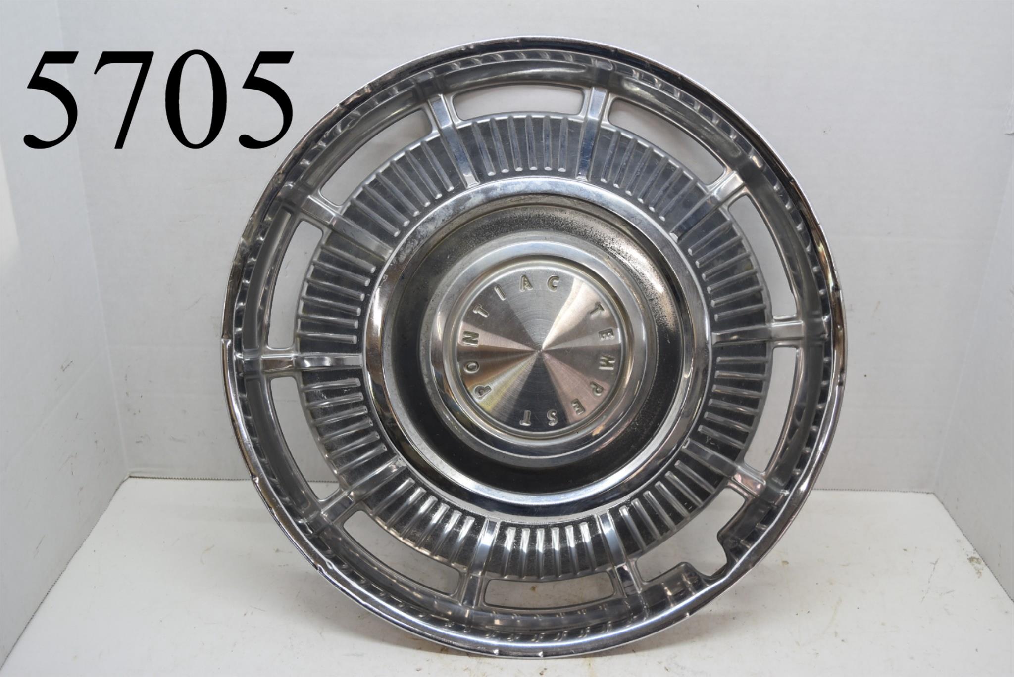 Single Hubcap Original 1962 1963 Pontiac Tempest 15" Wheel Cover Hub C ...