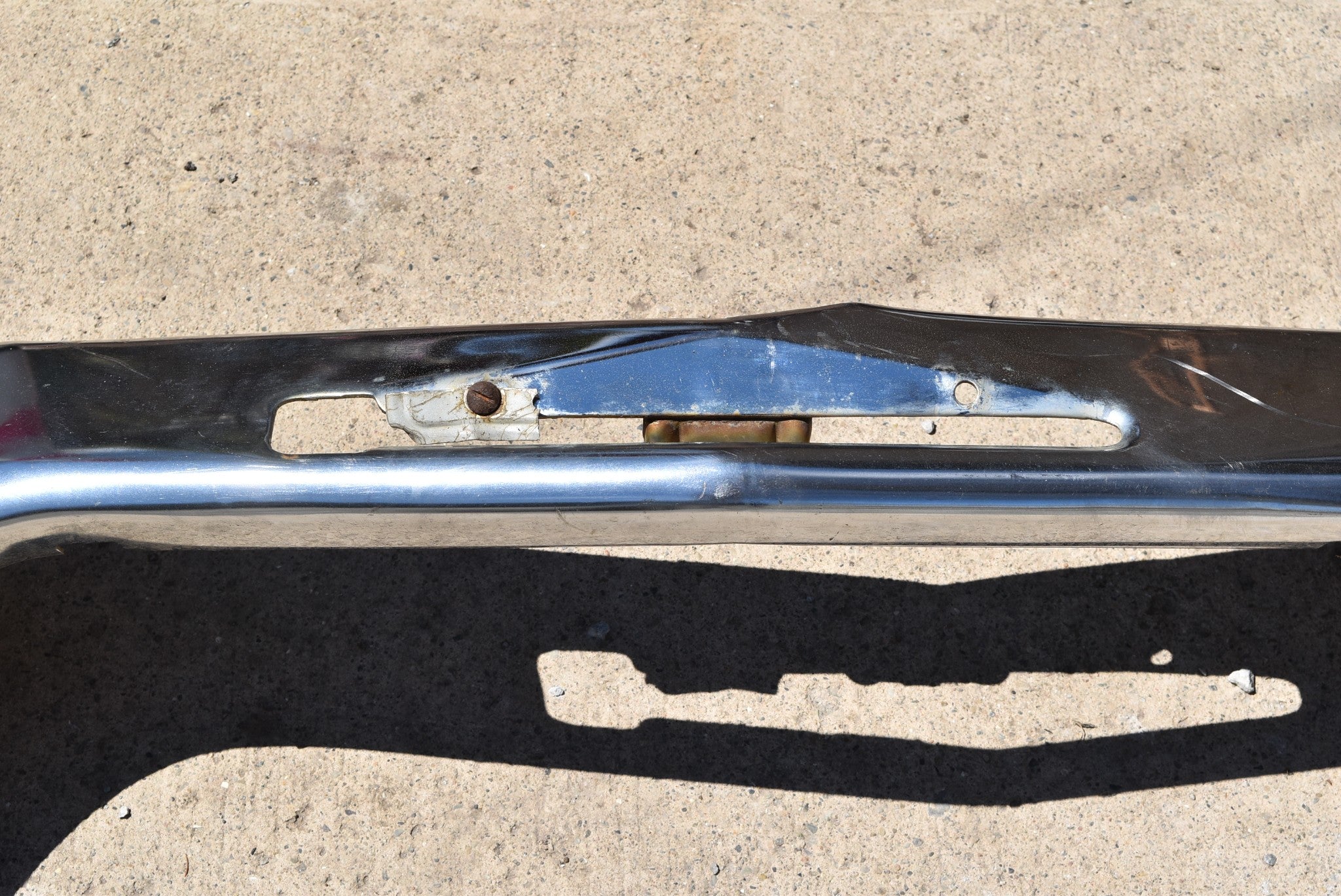 1972 72 Ford Gran Torino Sport GTS Front Bumper Ranchero Straight OEM ...