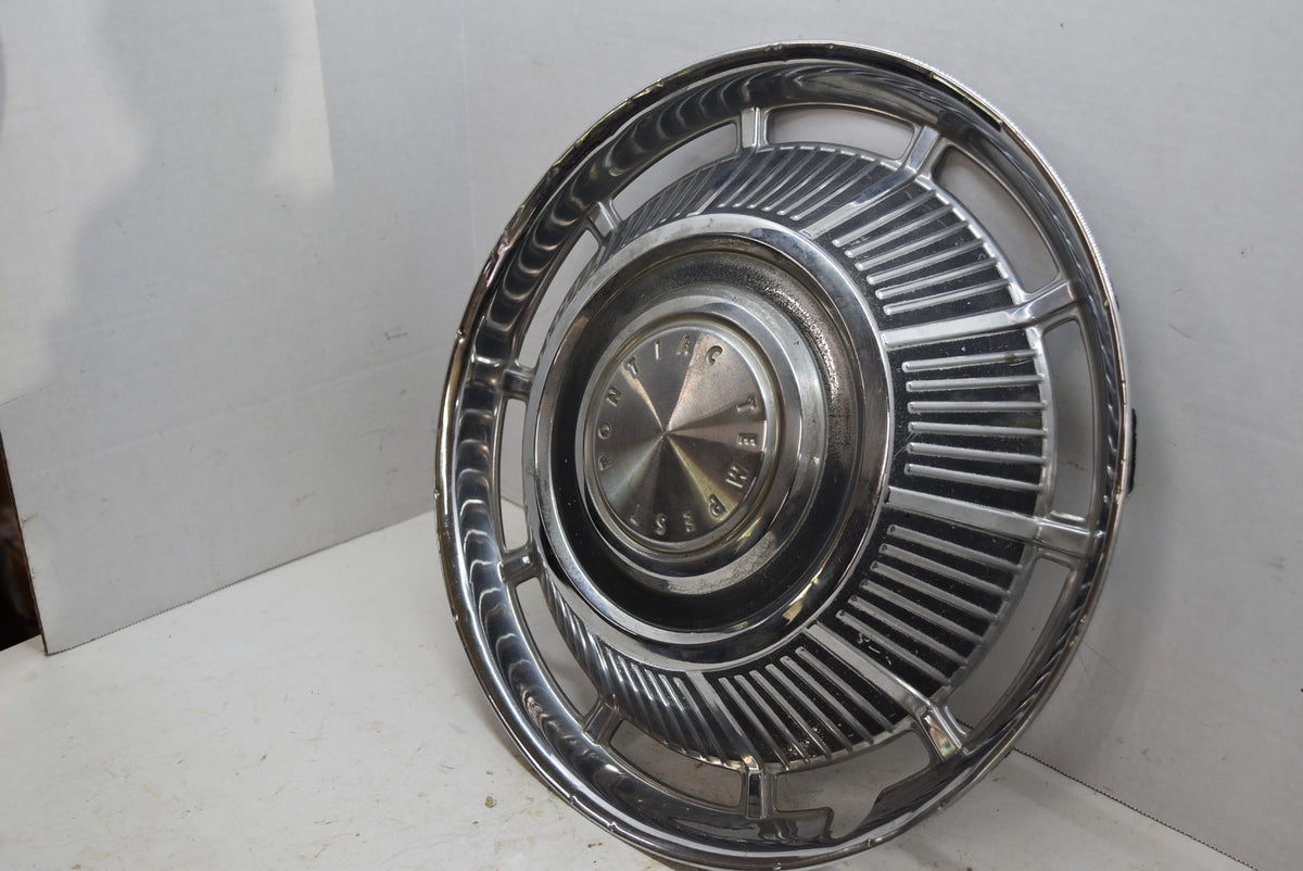 Single Hubcap Original 1962 1963 Pontiac Tempest 15" Wheel Cover Hub C ...