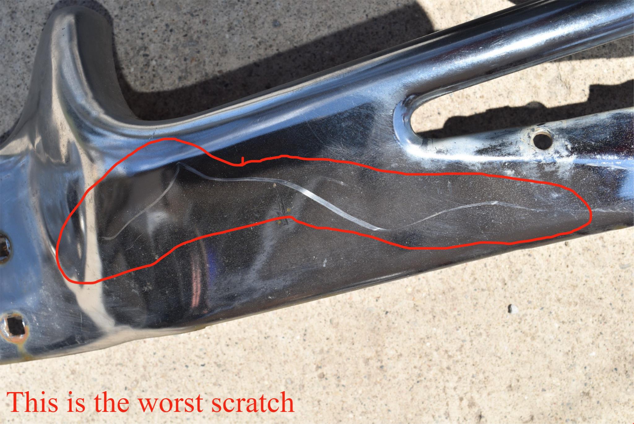 1972 72 Ford Gran Torino Sport GTS Front Bumper Ranchero Straight OEM ...