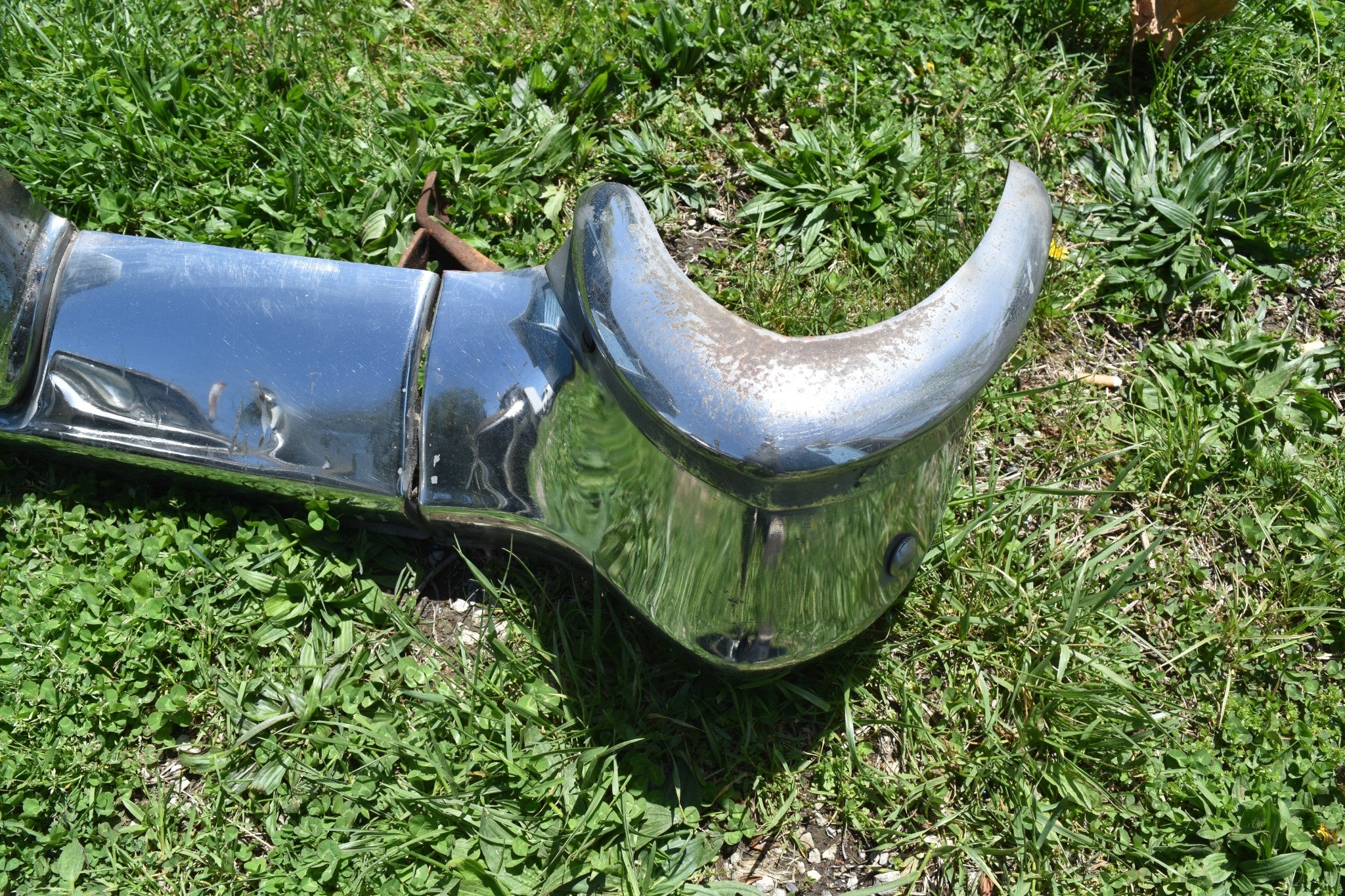 1956 CHEVROLET BEL AIR CHEVY BELAIR REAR BUMPER ORIGINAL 56– FatMan's ...