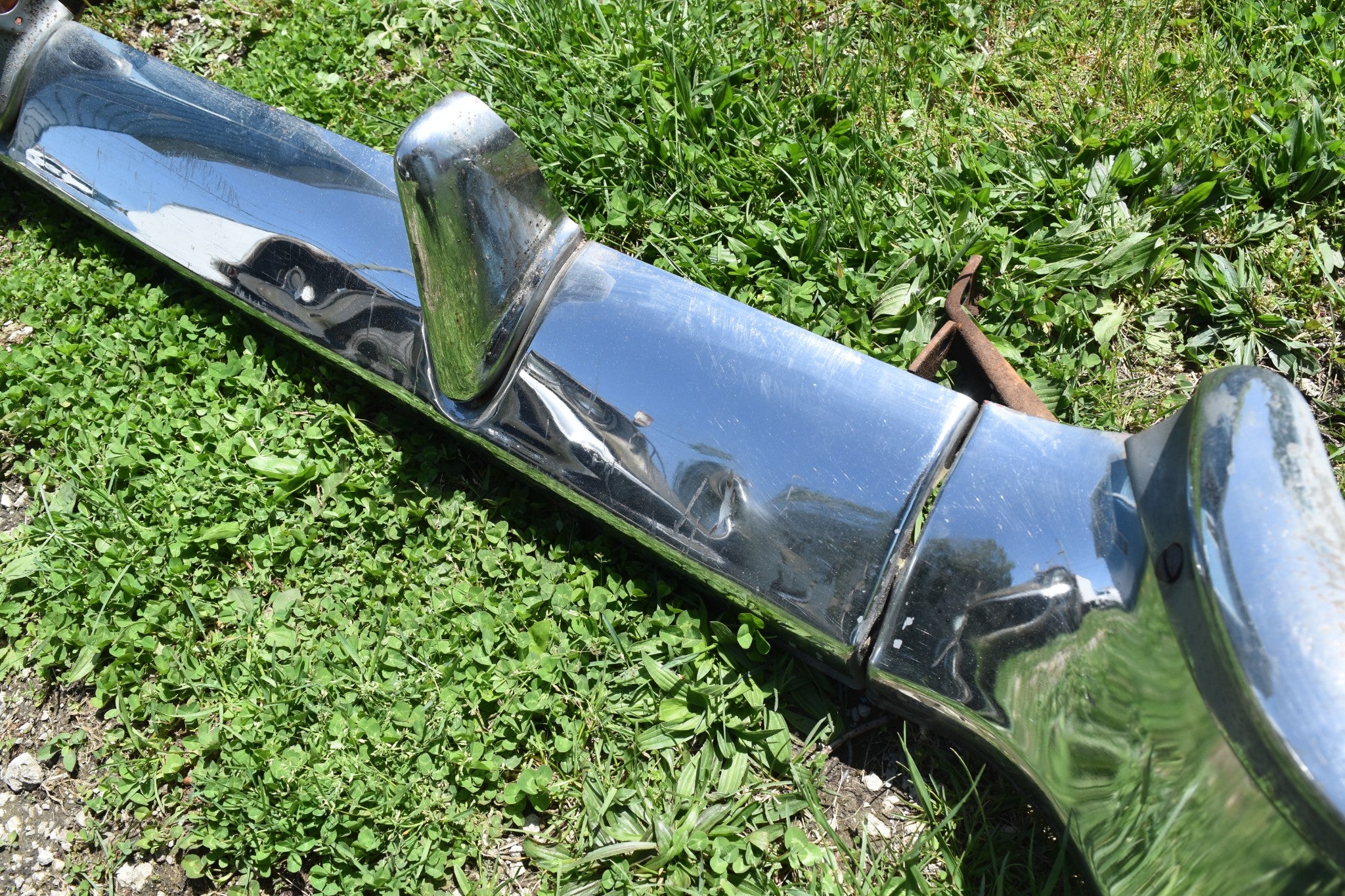 1956 CHEVROLET BEL AIR CHEVY BELAIR REAR BUMPER ORIGINAL 56– FatMan's ...