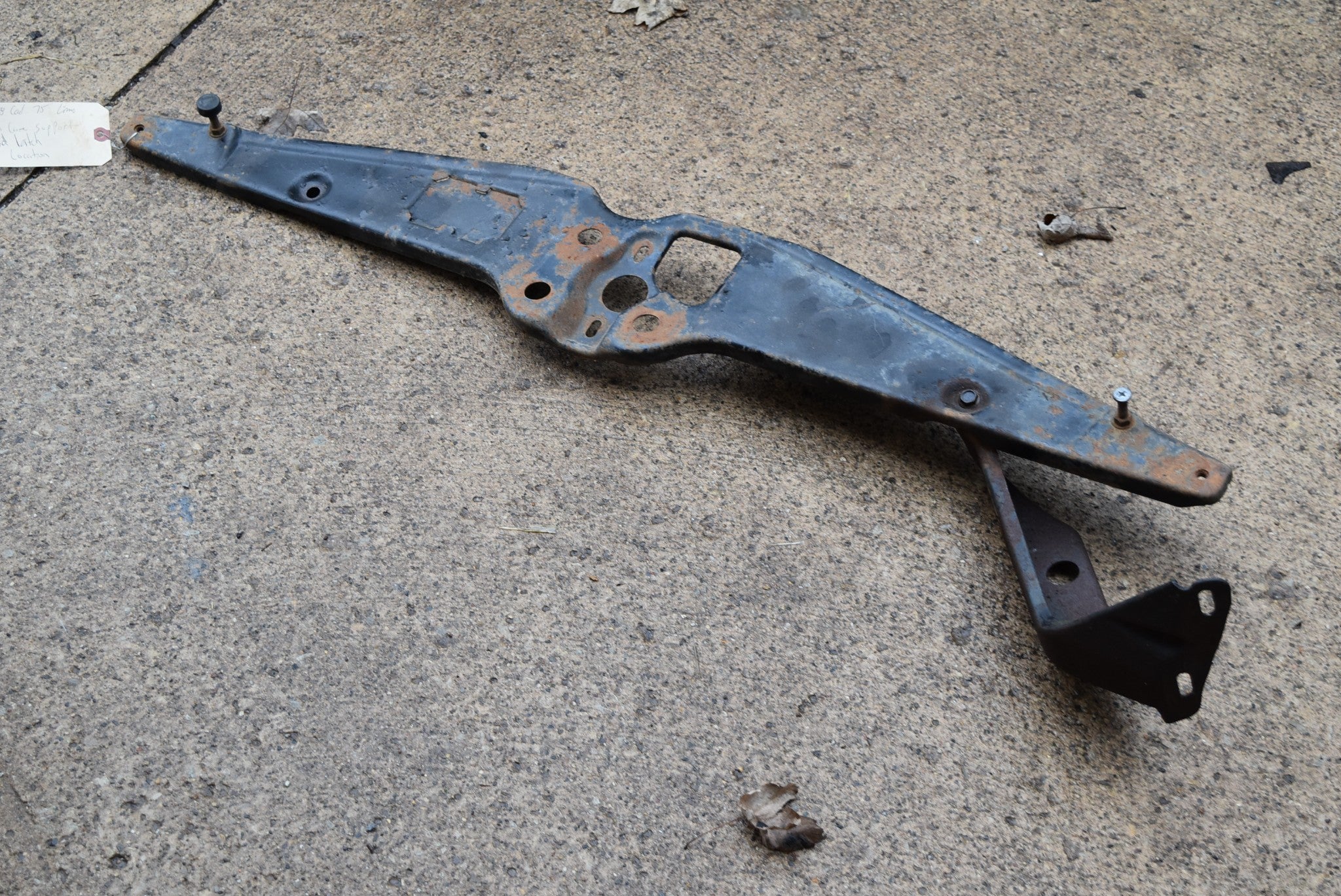 1958 Cadillac Hood Latch Panel Support Brace Radiator 75 Limo Fleetwoo ...