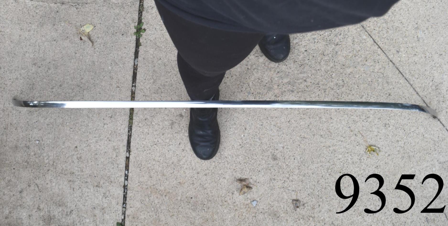 1955 1956 1957 Chevy Rear Window Glass Exterior Upper Trim Moulding 55 ...